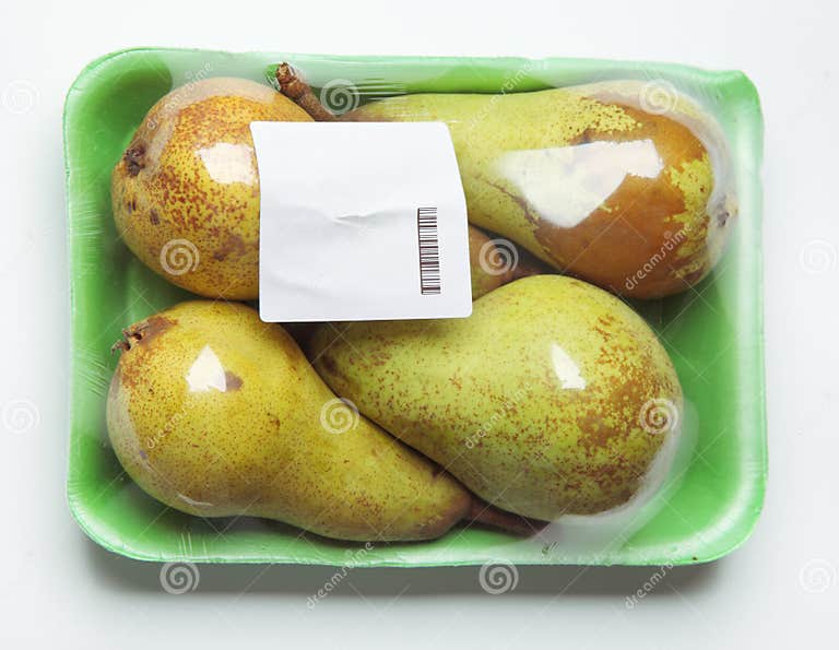 Pack of Pears on White Background Stock Photo - Image of pear ...