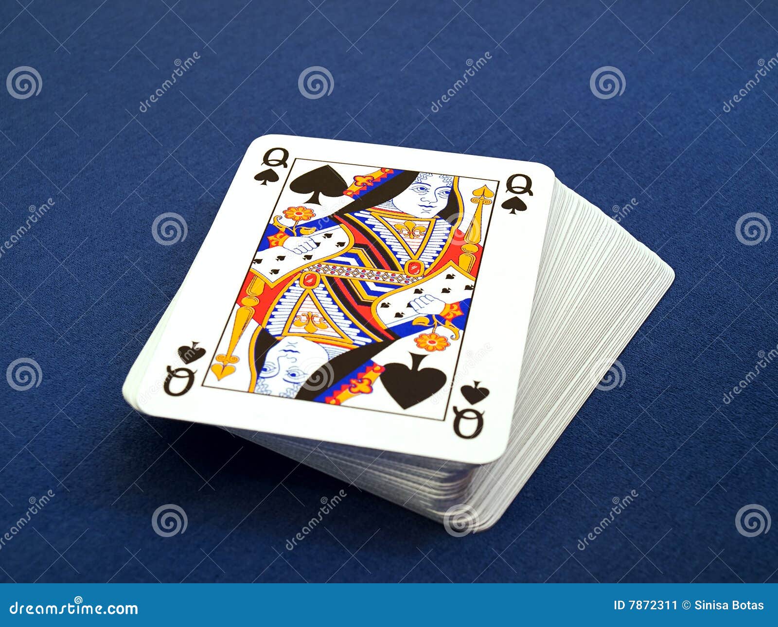 Pack of playing cards stock image. Image of fortune, jackpot - 7872311