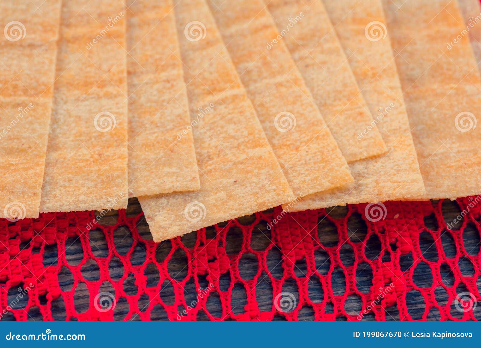 A Pack of Rectangular Chips. Rectangular Chips Stock Photo - Image of ...