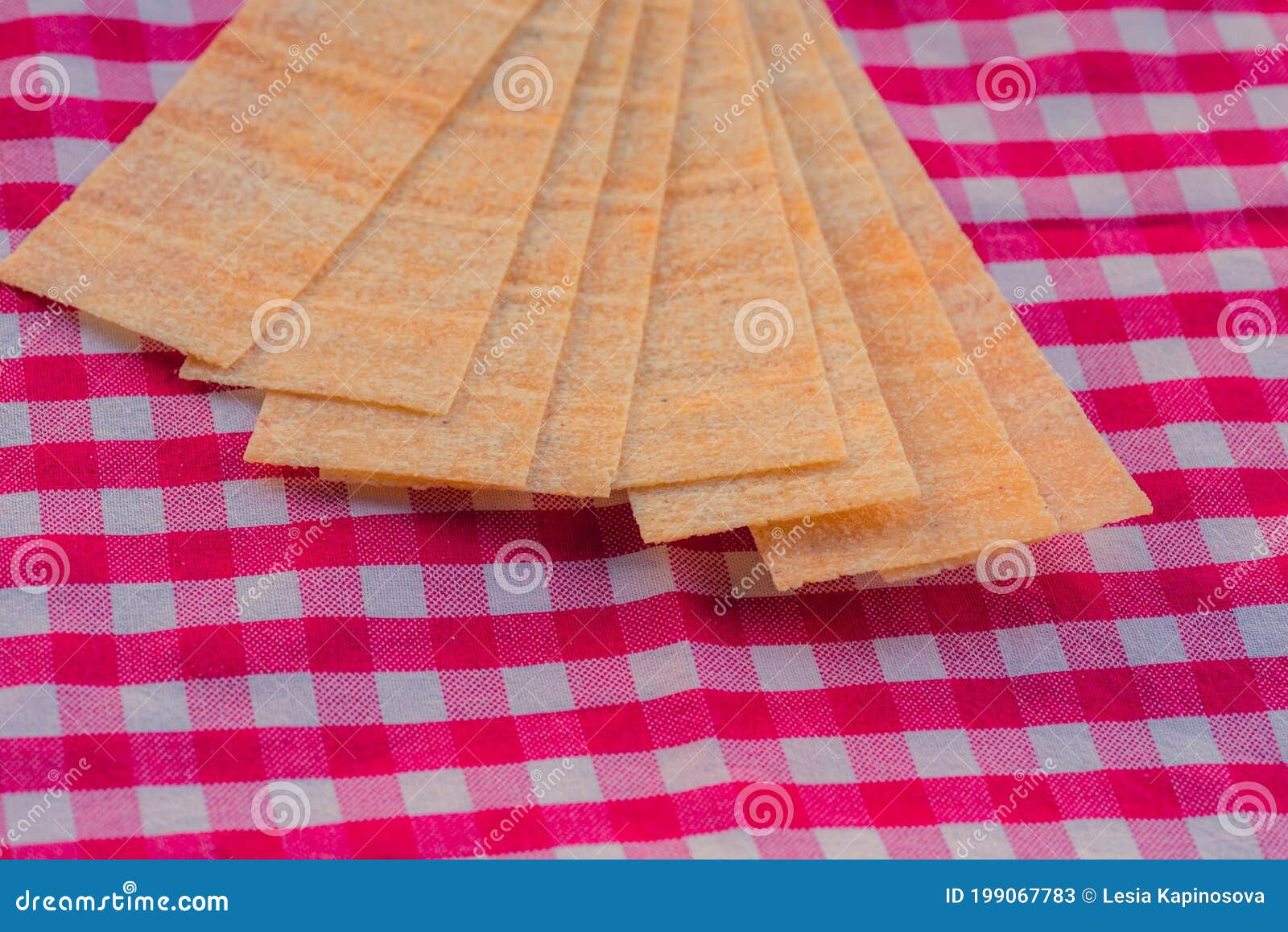 A Pack of Rectangular Chips. Rectangular Chips Stock Image - Image of ...