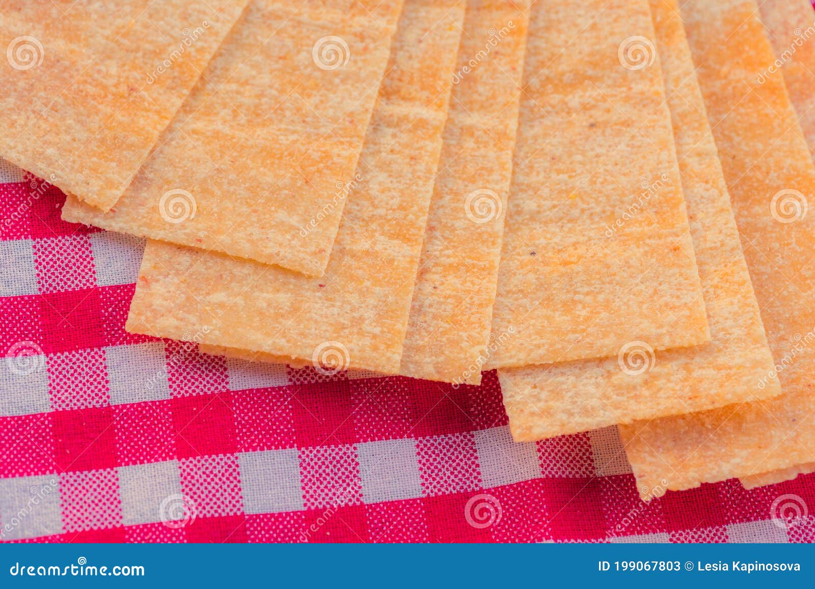 A Pack of Rectangular Chips. Rectangular Chips Stock Image - Image of ...