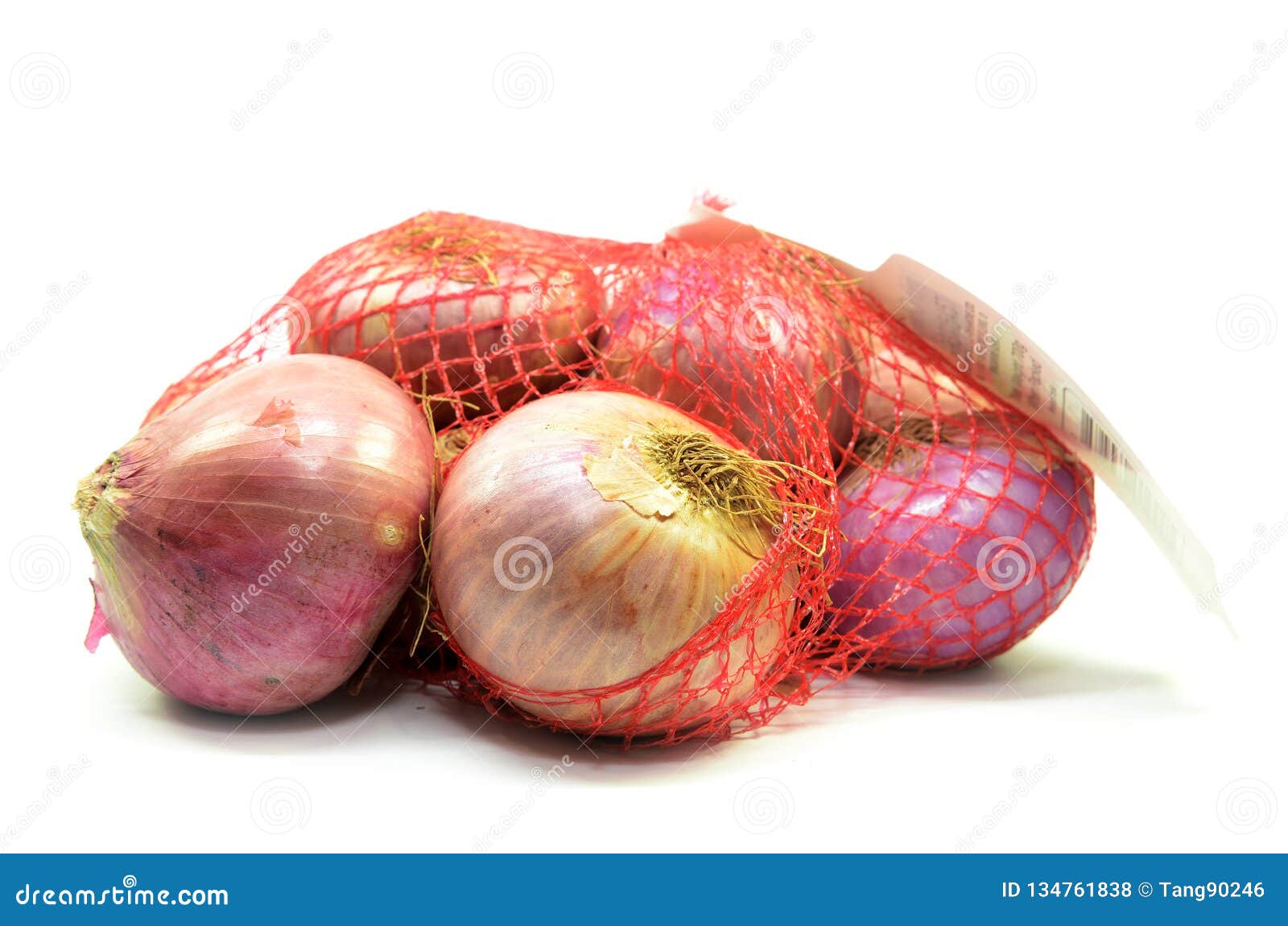 Pack of Red Onions Isolated Stock Photo - Image of onion, spice: 134761838
