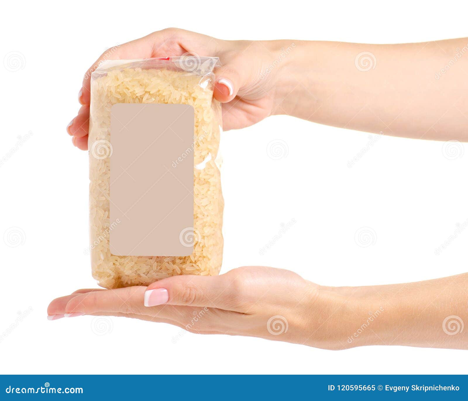 A pack of rice stock image. Image of groats, asian, full - 120595665