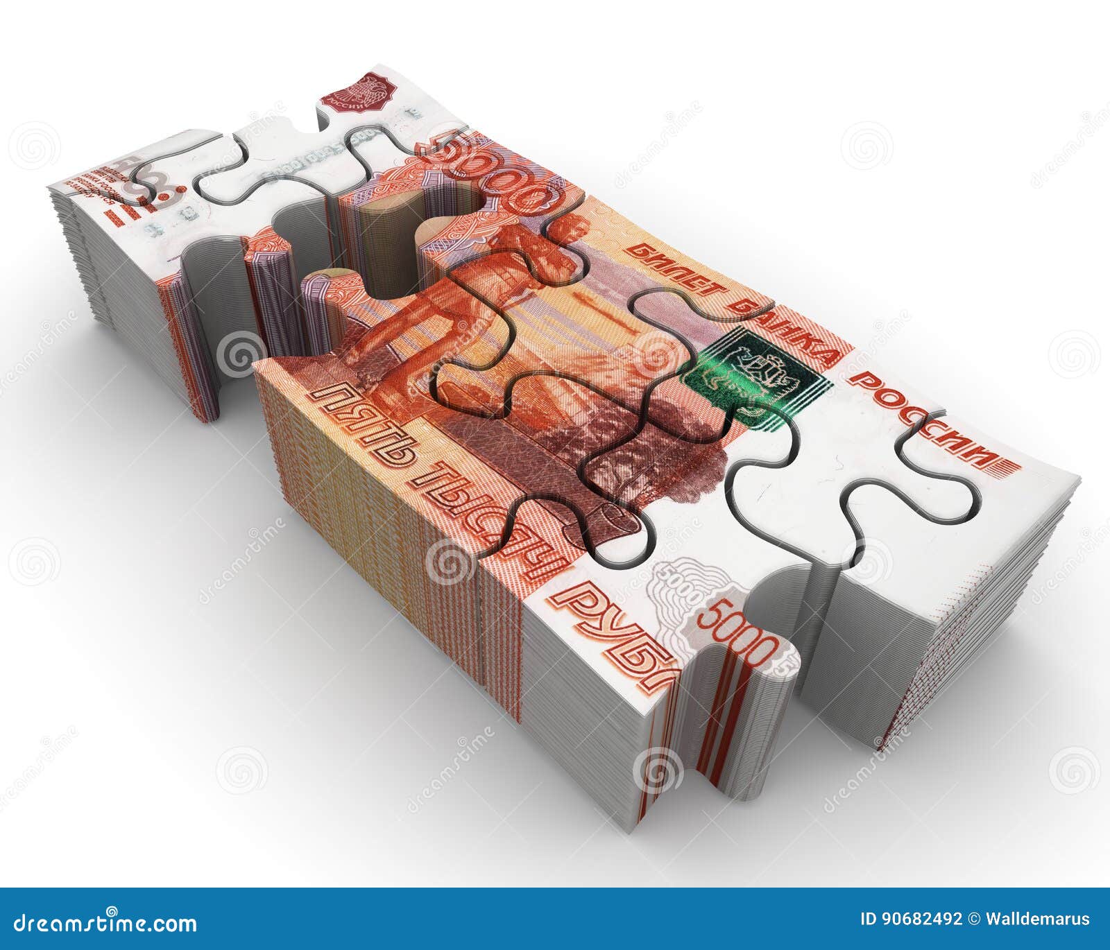 Pack Of Banknotes On A Wooden Pallet. Stock Photography | CartoonDealer ...