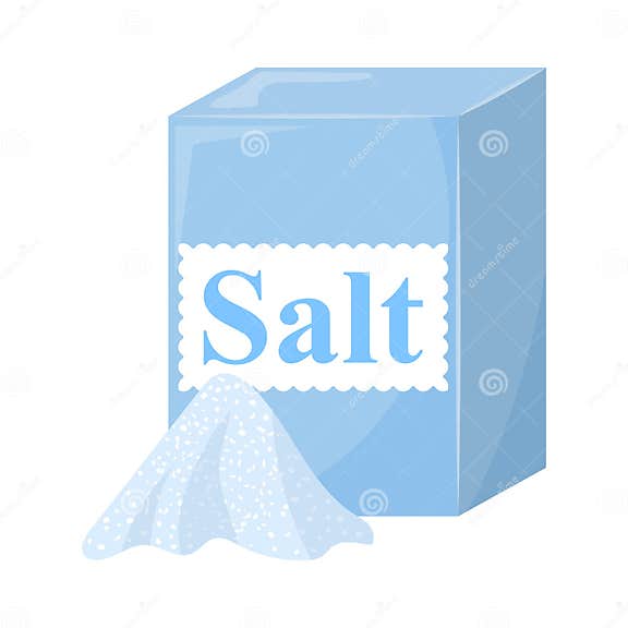 Pack of Salt stock vector. Illustration of condiment - 79721092
