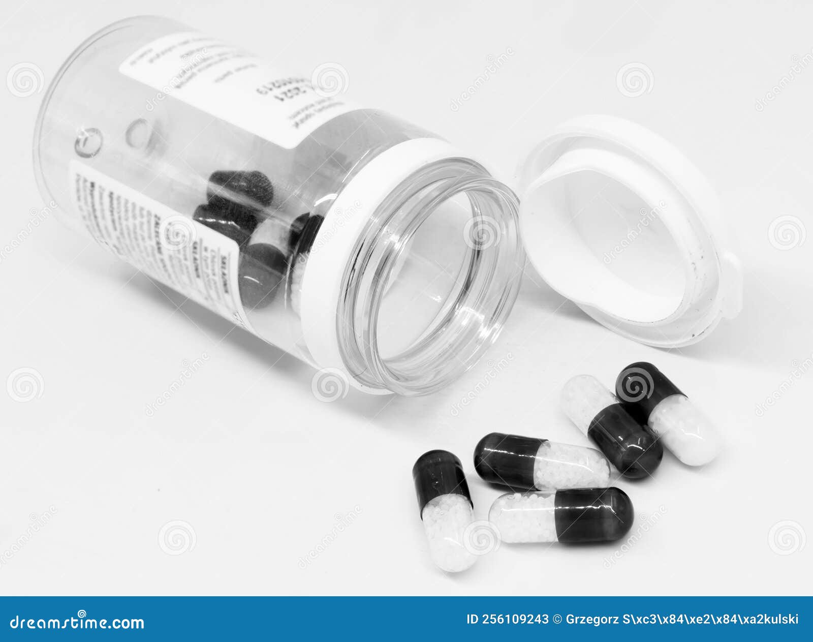 Pack of Scattered Medicine Pills Stock Image - Image of tablet ...