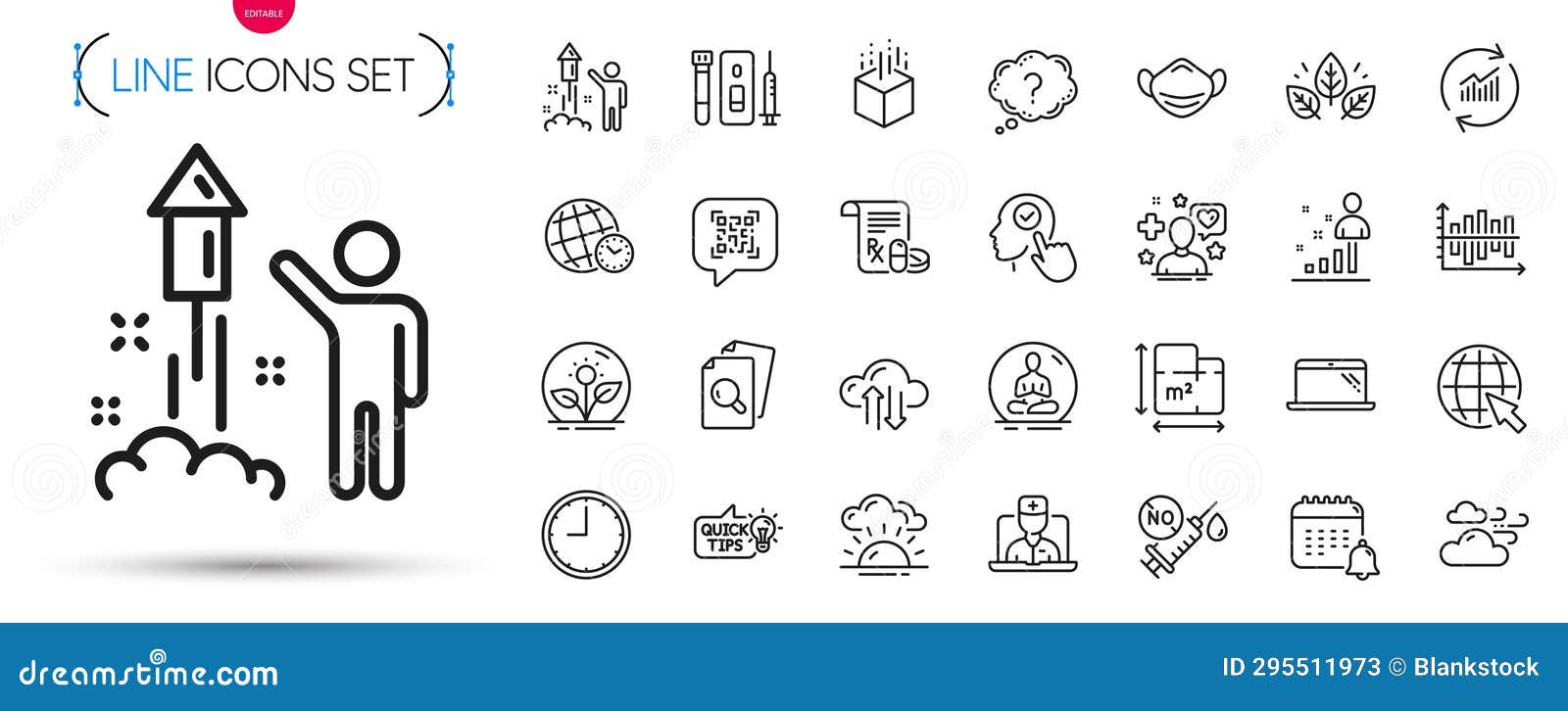 Pack of Select User, Internet and Laptop Line Icons. Pictogram Icon ...