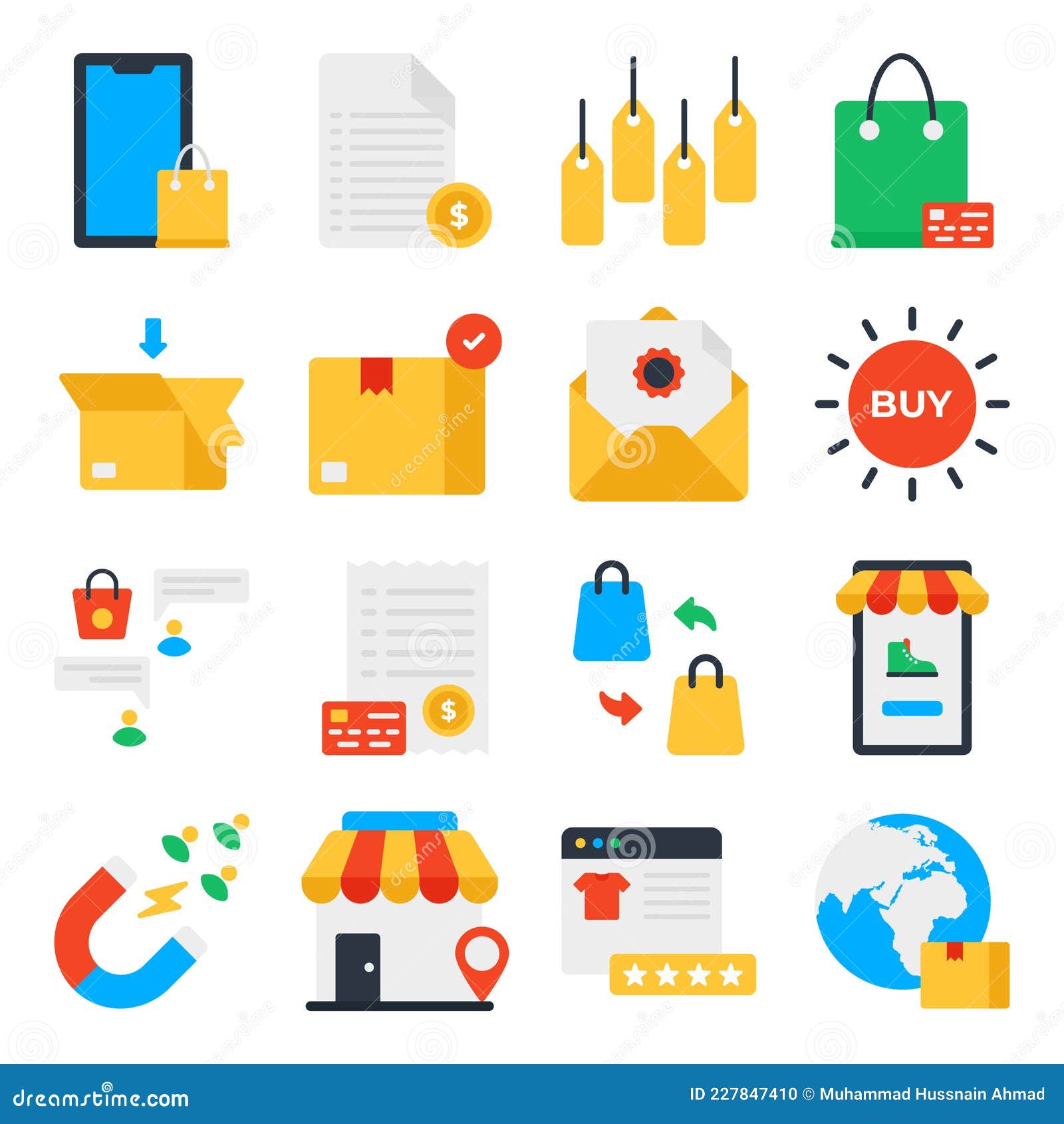 Pack of Shopping and Ecommerce Flat Icons Stock Vector - Illustration ... Pack of Shopping and Ecommerce Flat Icons Stock Vector - Illustration ...