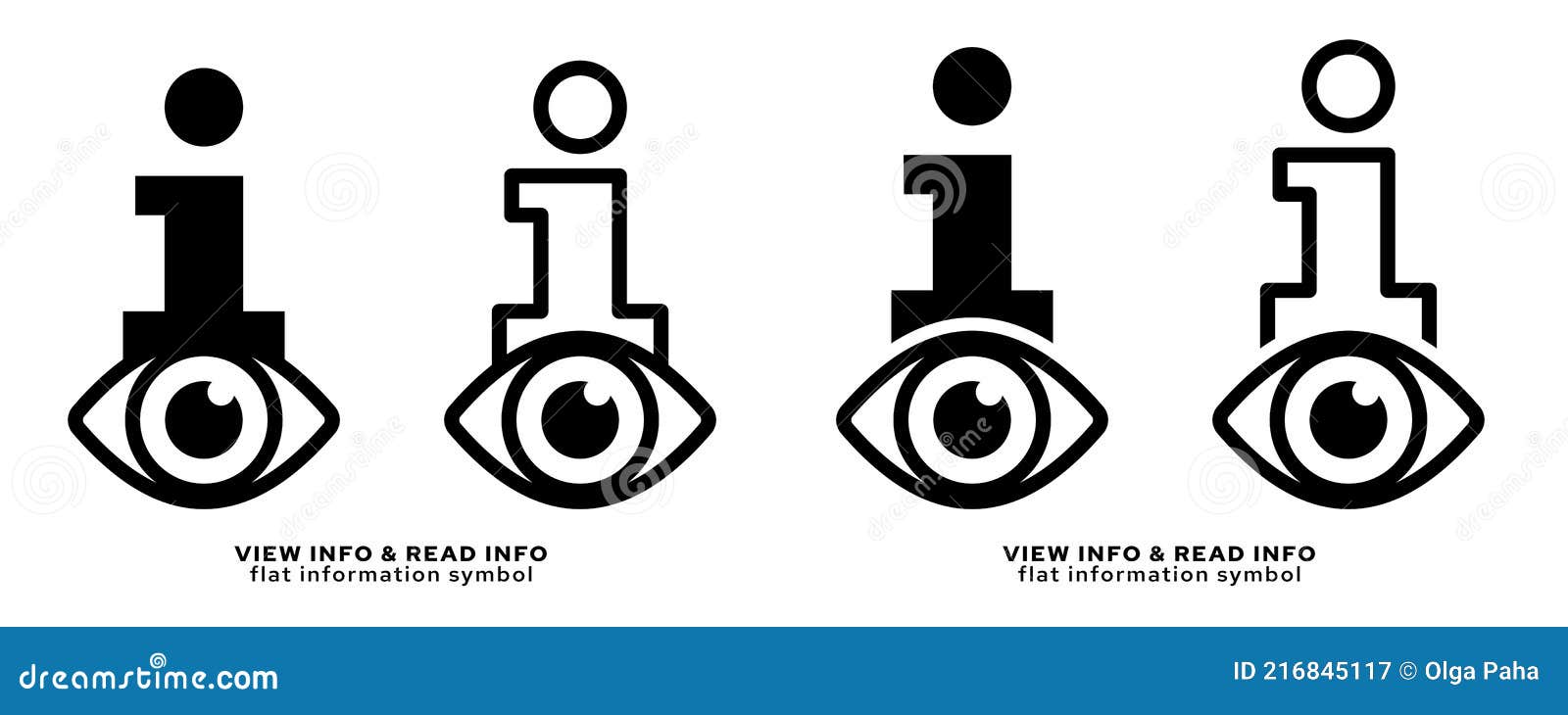 Pack signs info stock vector. Illustration of customer - 216845117