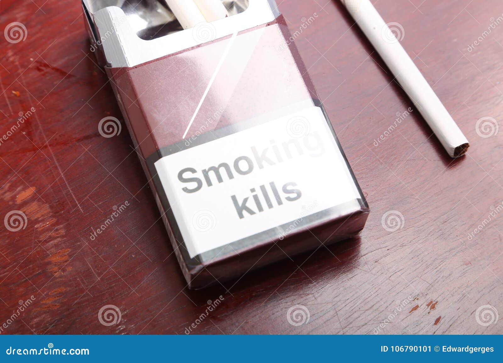 Cigarettes box editorial photo. Image of disease, human - 106790101