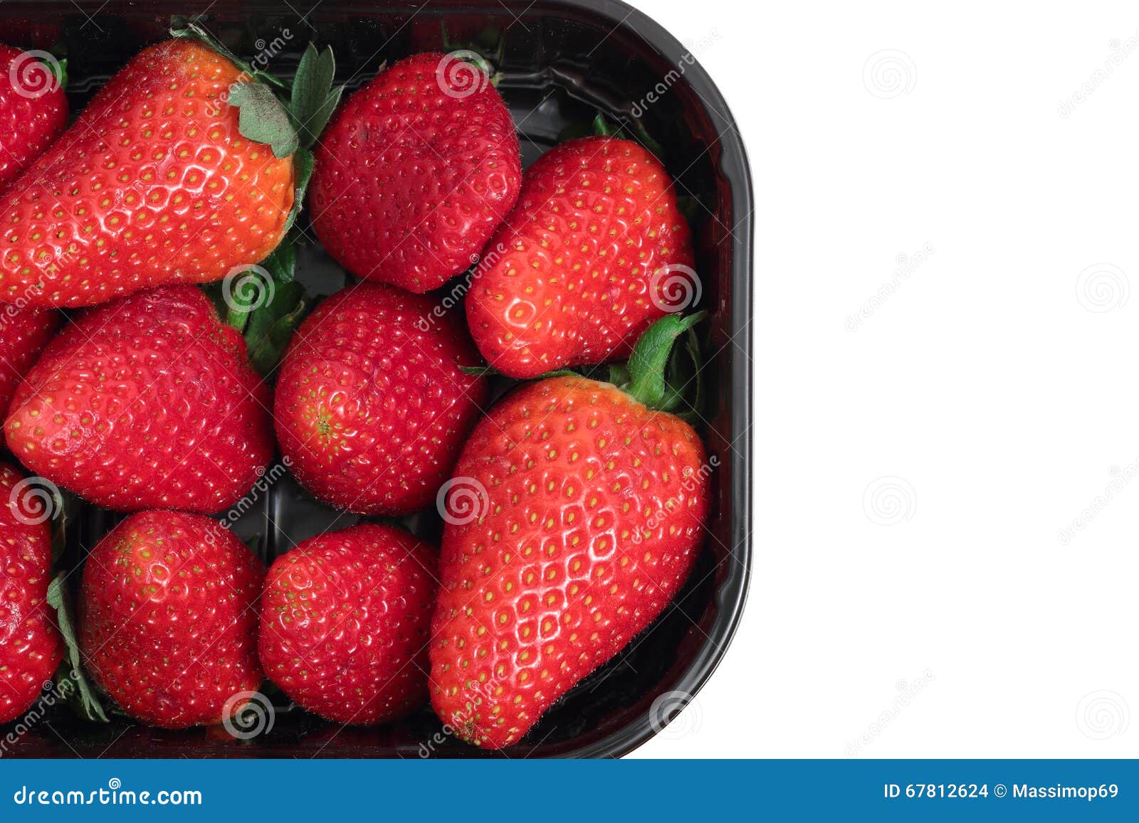 Pack of strawberries stock photo. Image of diet, color - 67812624