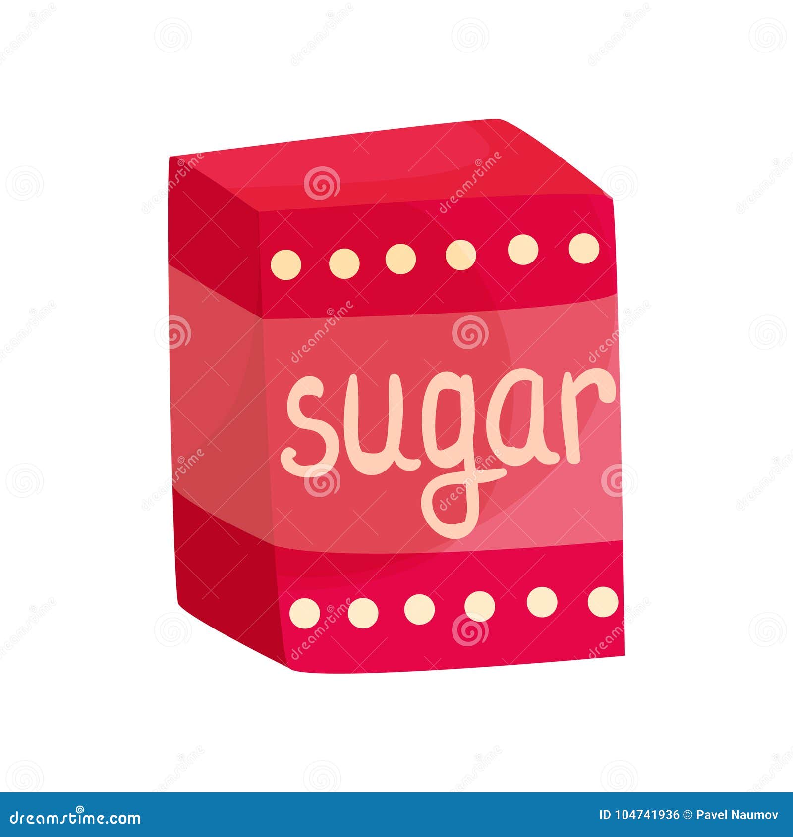 Sugar Vector Neon Light Icon. Sachets Of Sugar For The Coffee Sh ...