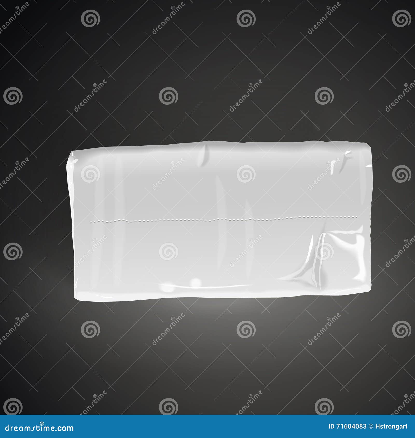 Pack of tissue paper stock illustration. Illustration of packaging ...