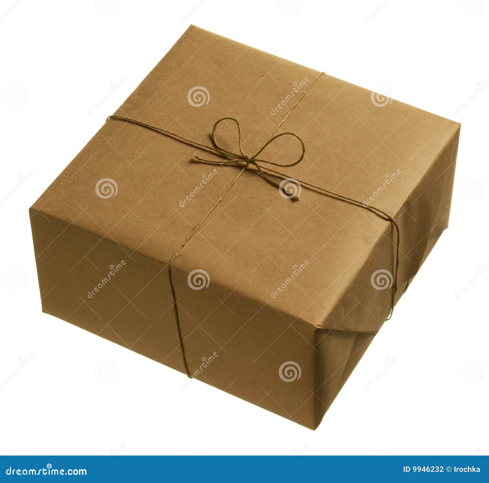 Package stock photo. Image of aged, retro, stained, isolated - 9946232