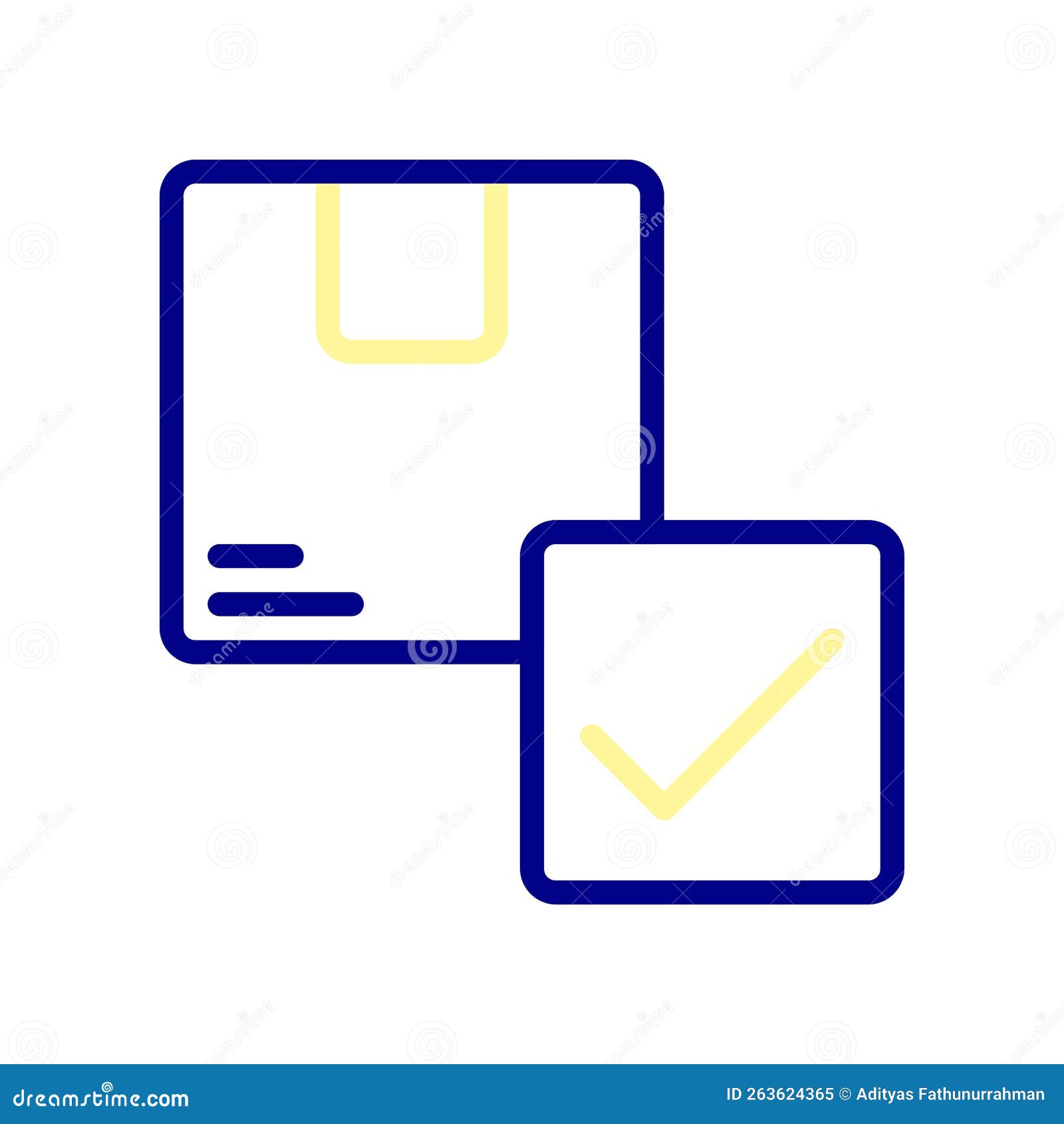 Package Arrived Icon, the Order Has Arrived at Its Destination. Stock ...