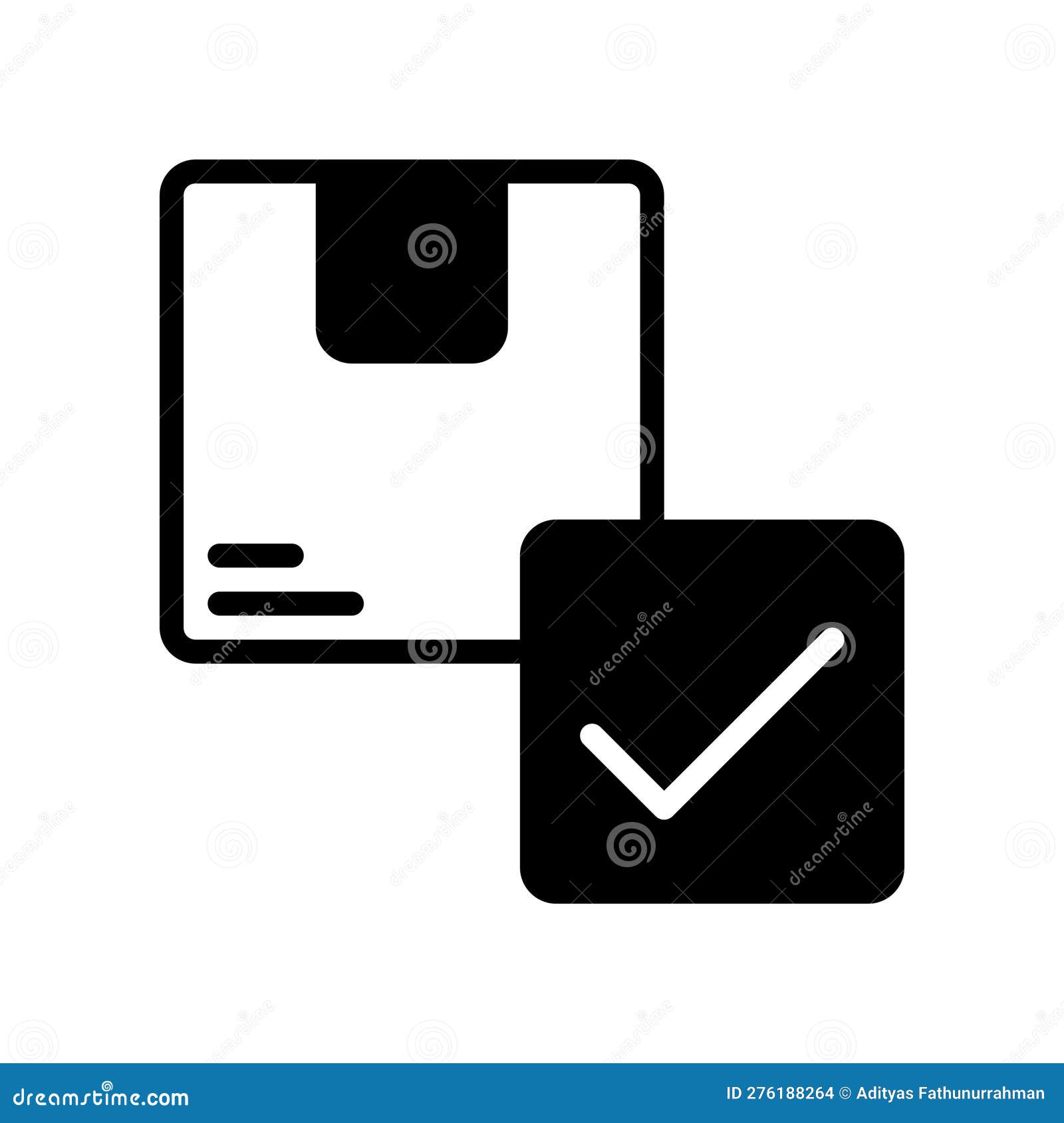 Package Arrived Icon, the Order Has Arrived at Its Destination. Stock ...