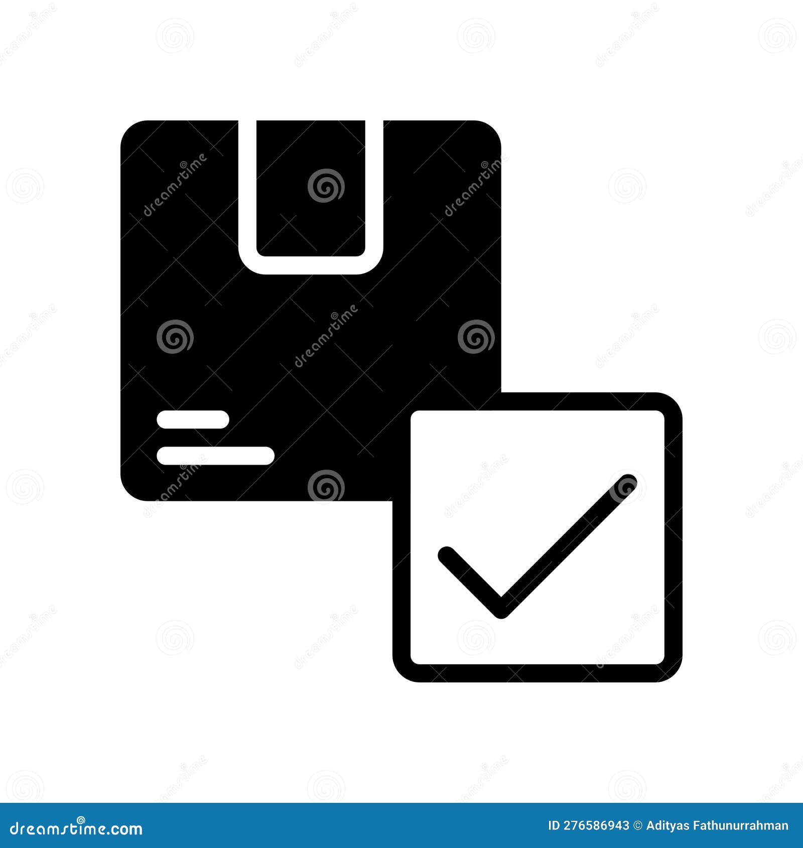 Package Arrived Icon, the Order Has Arrived at Its Destination. Stock ...