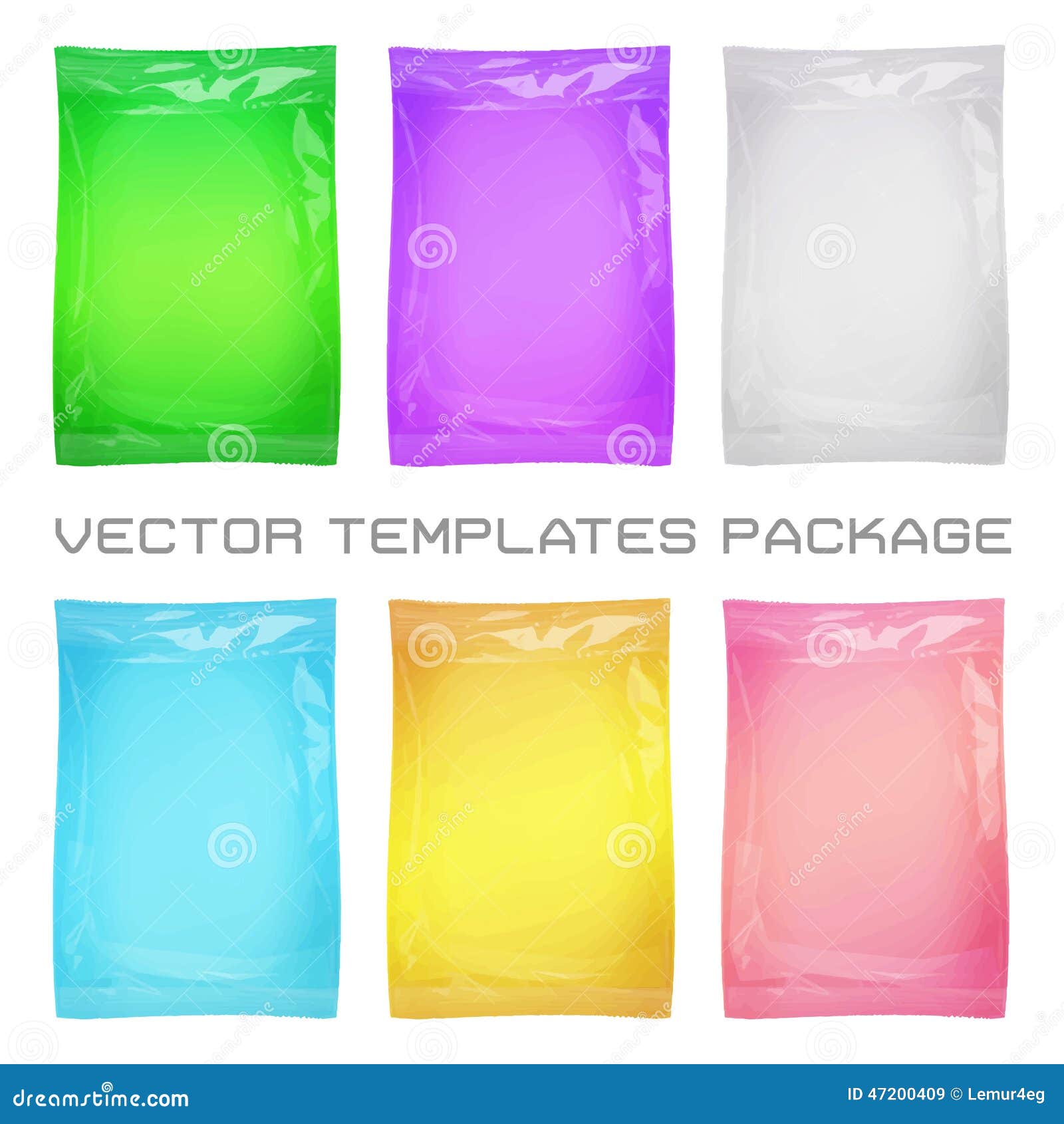 Package blank template stock vector. Illustration of empty - 47200409