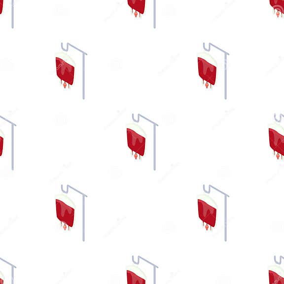 Package for Blood Transfusion Pattern Seamless Vector Stock Vector ...
