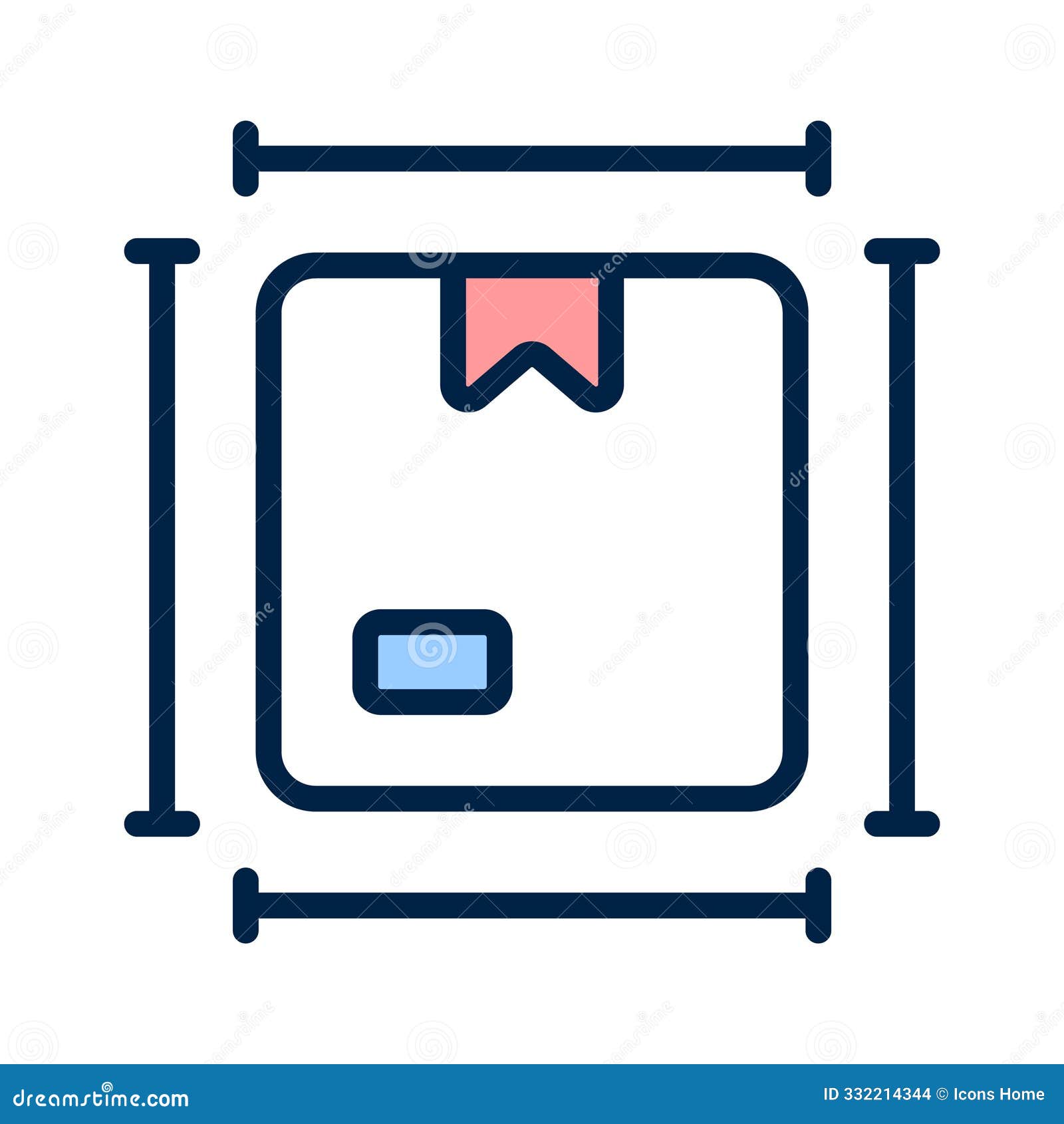 Package Dimensions stock vector. Illustration of logistics - 332214344