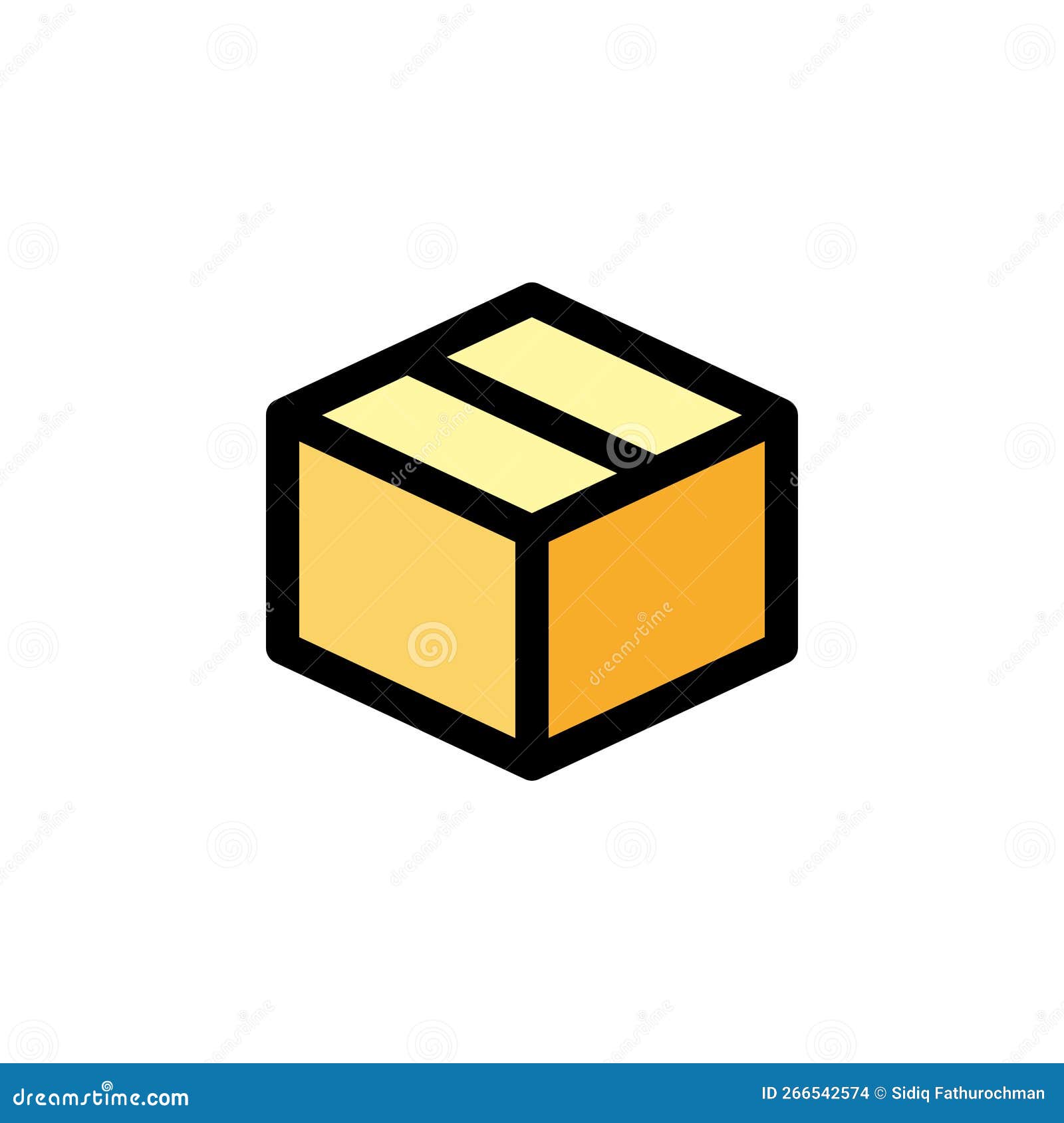 Package Box Icon stock vector. Illustration of business - 266542574