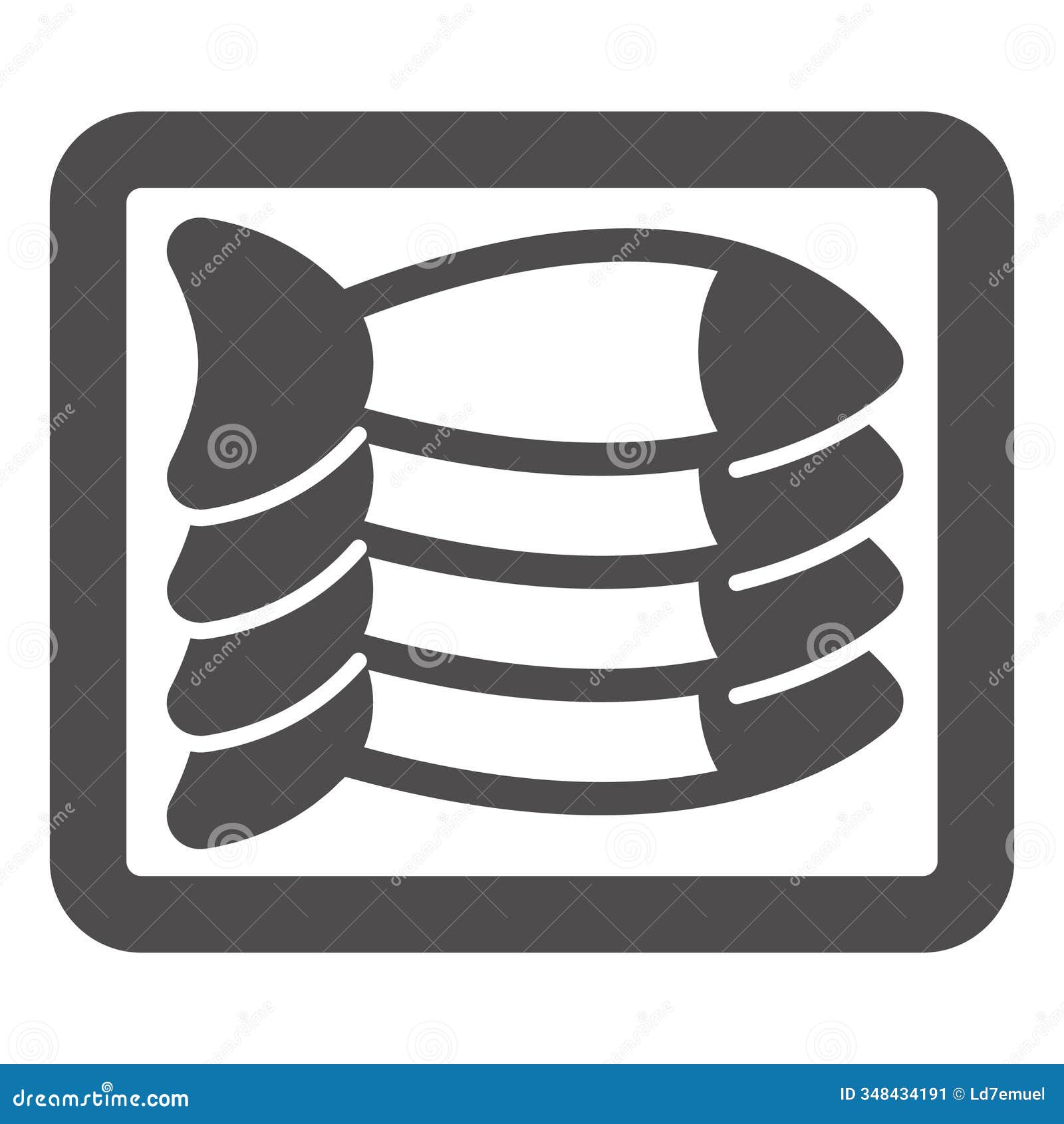 Two Fish Solid Icon, Fishing Concept, Pair Of Fish Sign On White ...