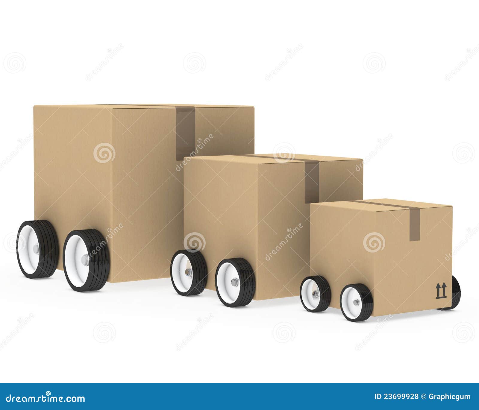 Package car stock illustration. Illustration of transport - 23699928
