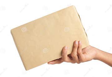 Package delivery stock image. Image of brown, pack, white - 16200337