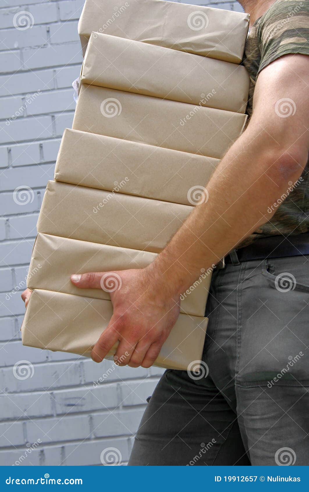Package delivery stock image. Image of carrying, delivery - 19912657