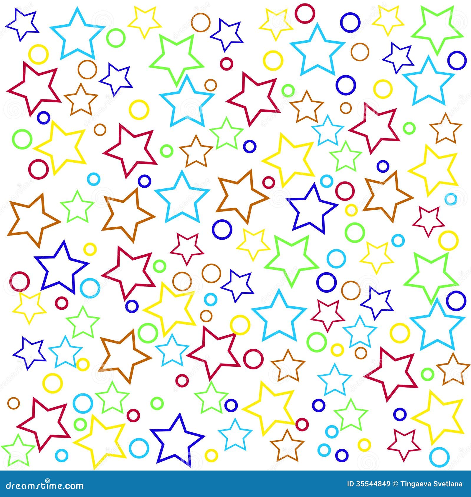 Package Design with Colored Stars Stock Vector - Illustration of shiny ...