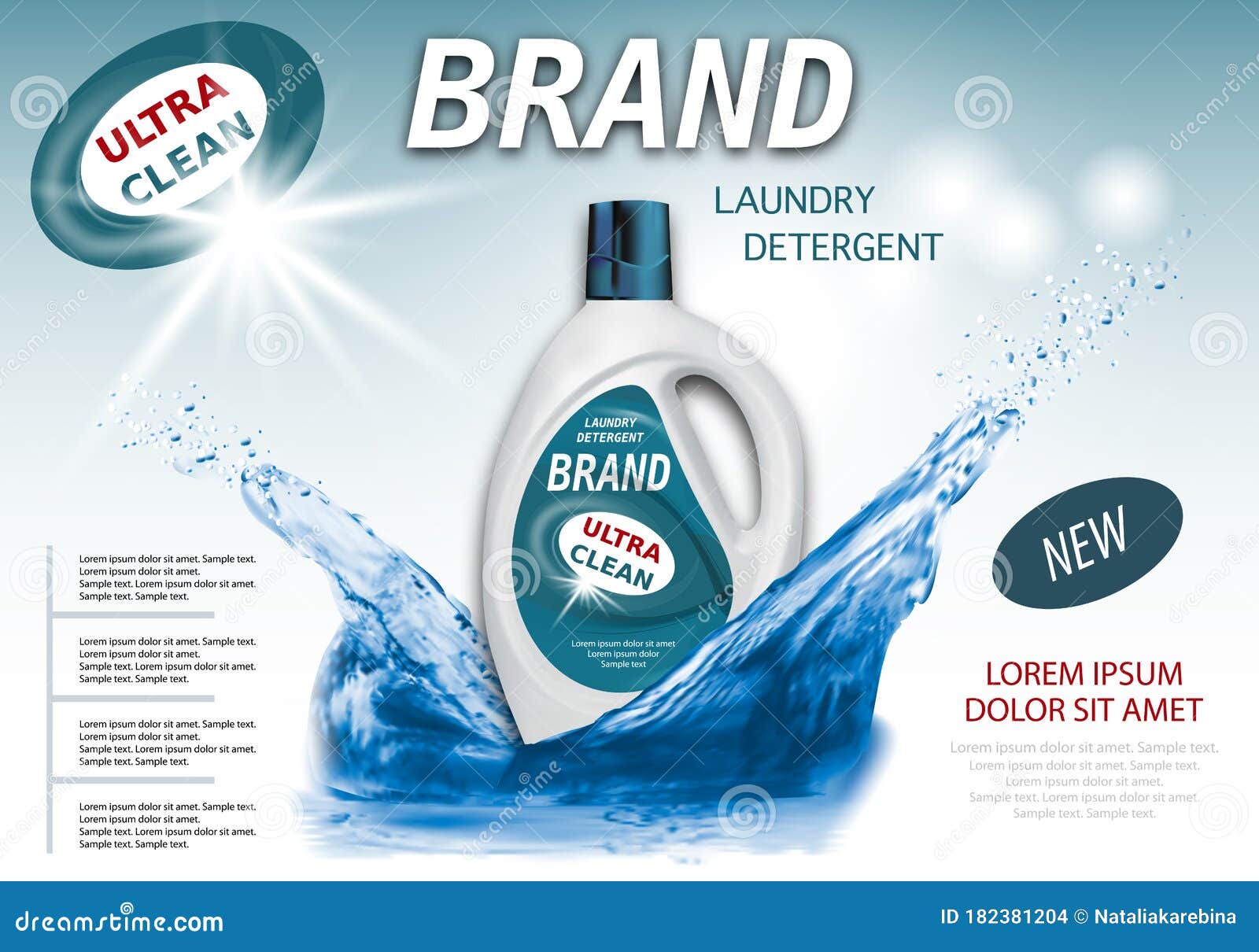 Package Design for Liquid Detergents Ads with Water Splash. Laundry ... Package Design for Liquid Detergents Ads with Water Splash. Laundry ...
