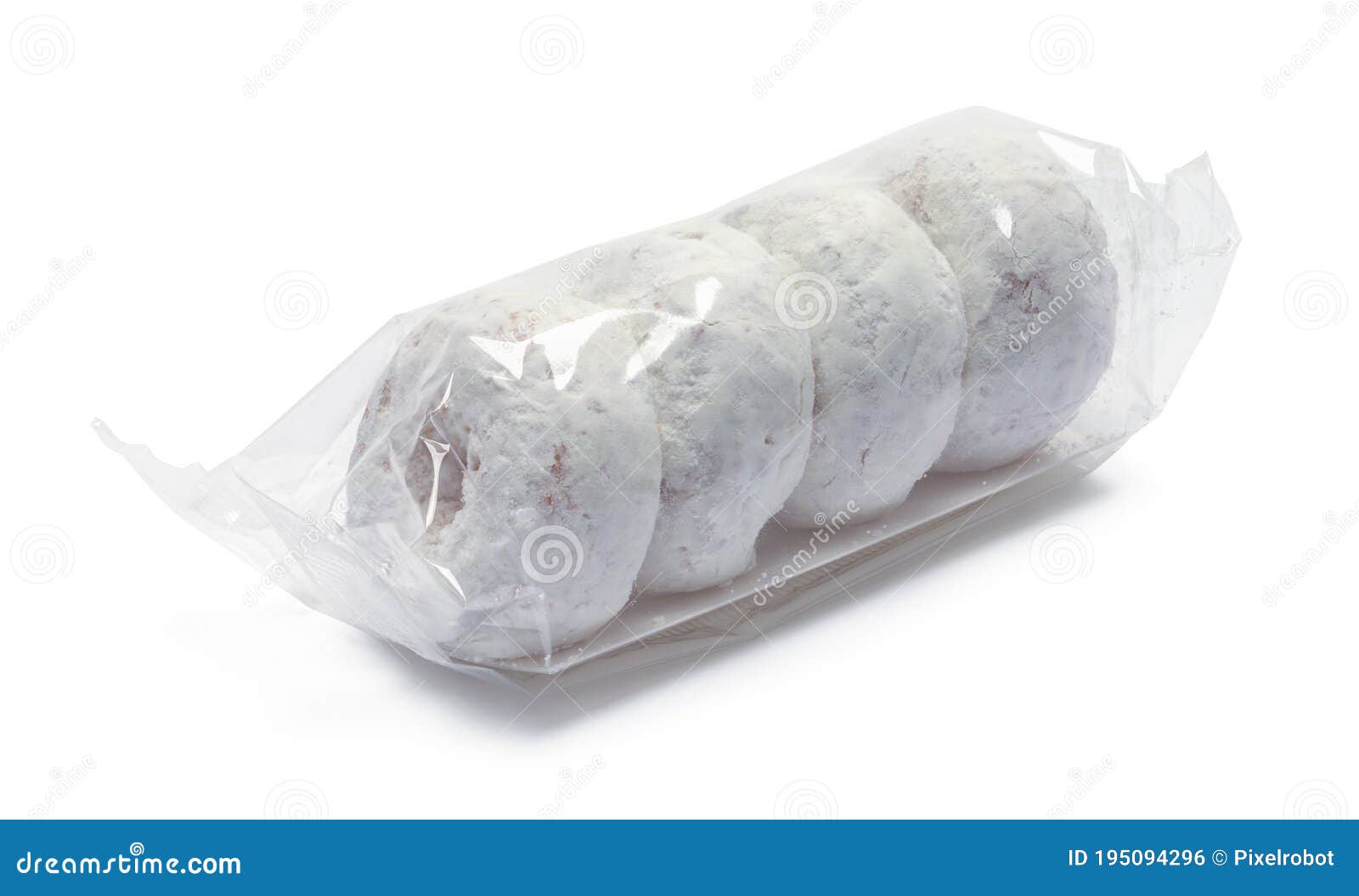 Package of Donuts stock photo. Image of powdered, sweet - 195094296