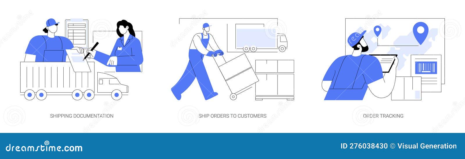 Package Formation Abstract Concept Vector Illustrations. Stock ...