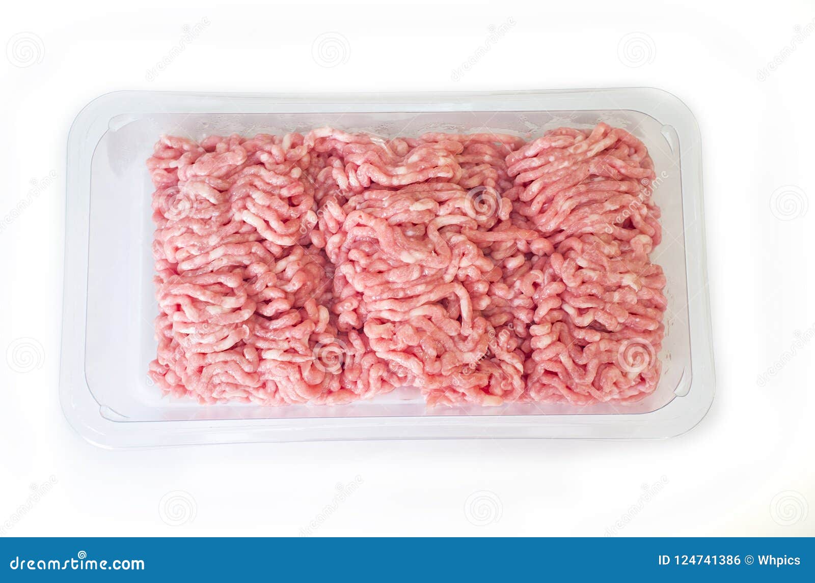 Package with Fresh Minced Chicken Meat Stock Photo - Image of protein ...