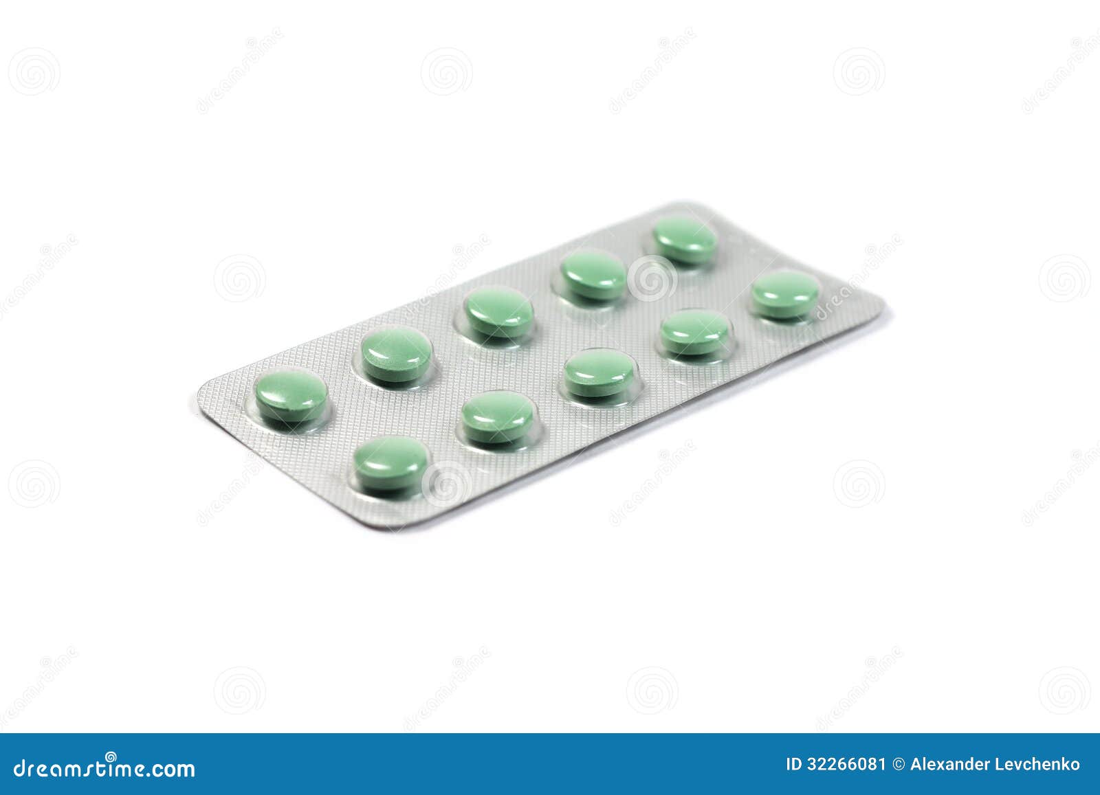 Package of green tablets stock image. Image of tablets - 32266081