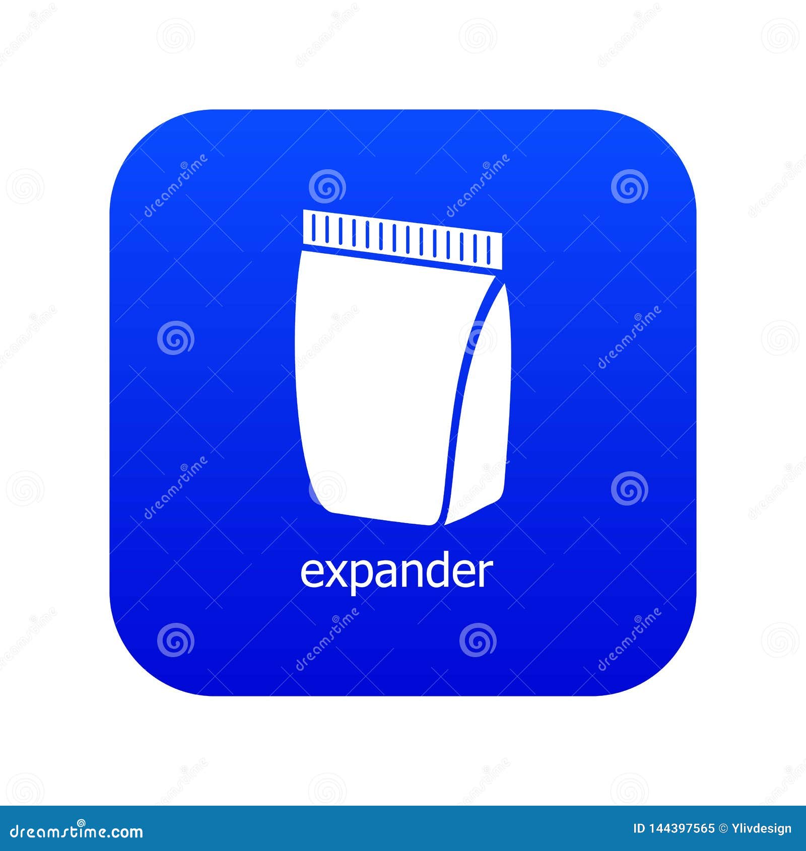 Package icon blue vector stock vector. Illustration of foil - 144397565