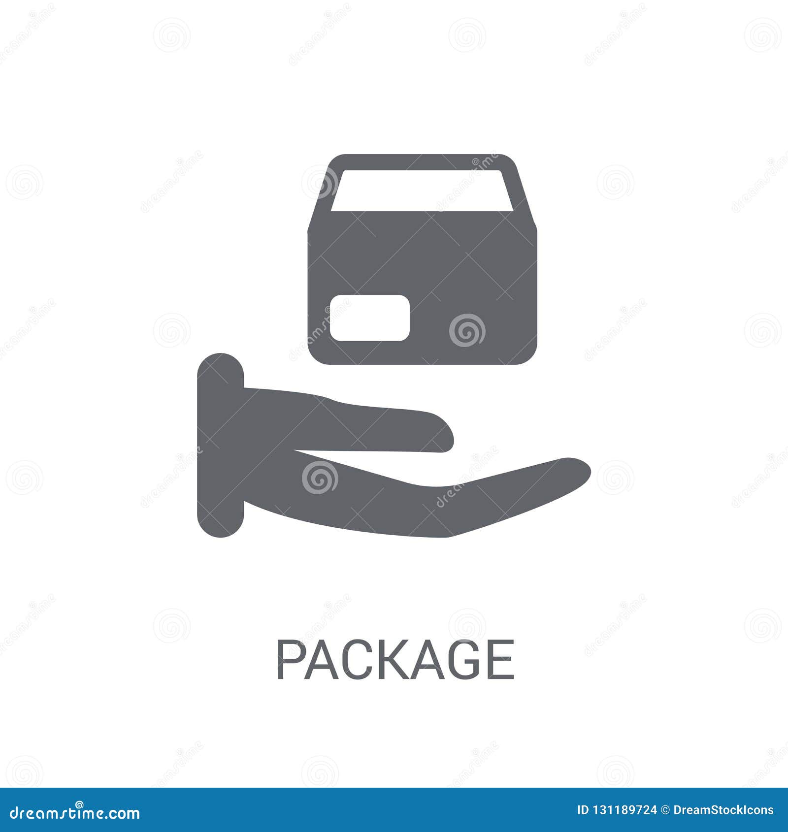Package Icon. Trendy Package Logo Concept on White Background Fr Stock ...