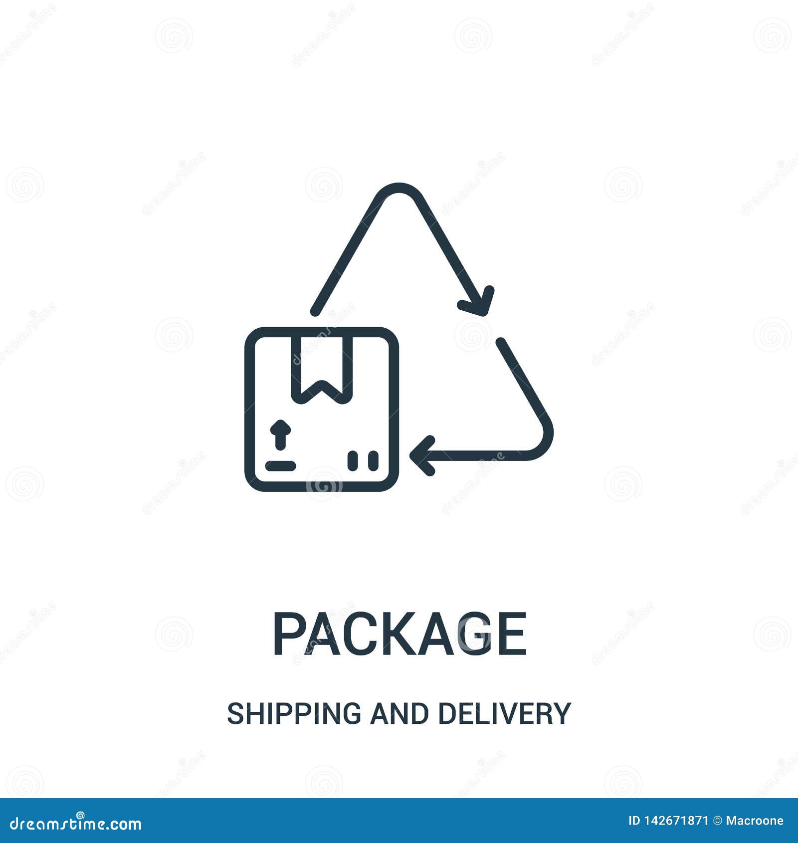 Package Icon Vector from Shipping and Delivery Collection. Thin Line ...