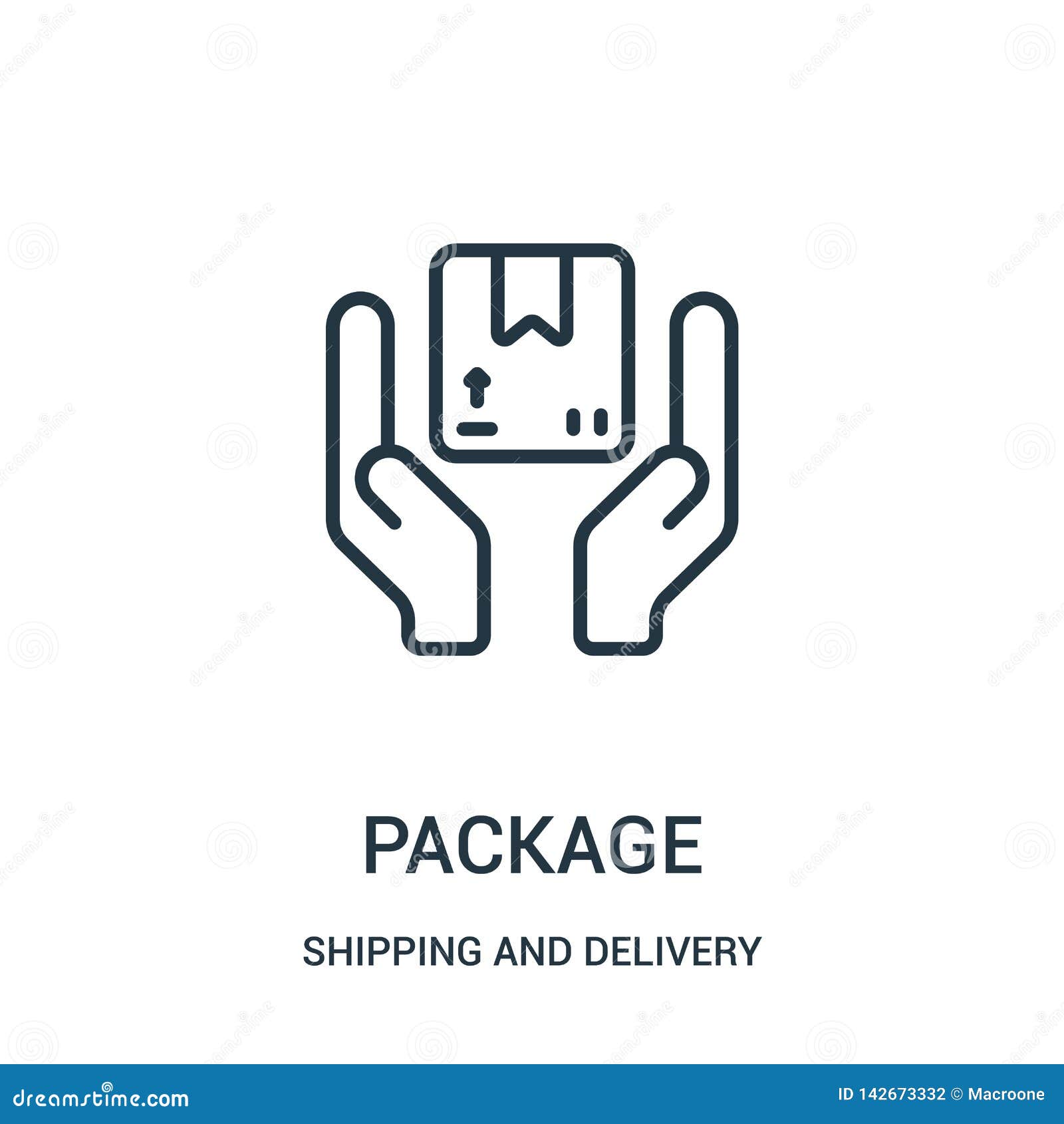 Package Icon Vector from Shipping and Delivery Collection. Thin Line ...