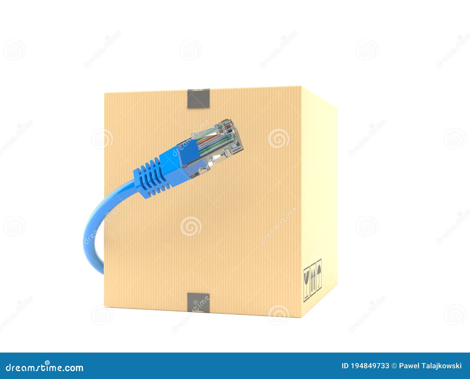 RCA Cable With Package Stock Photography | CartoonDealer.com #96701984