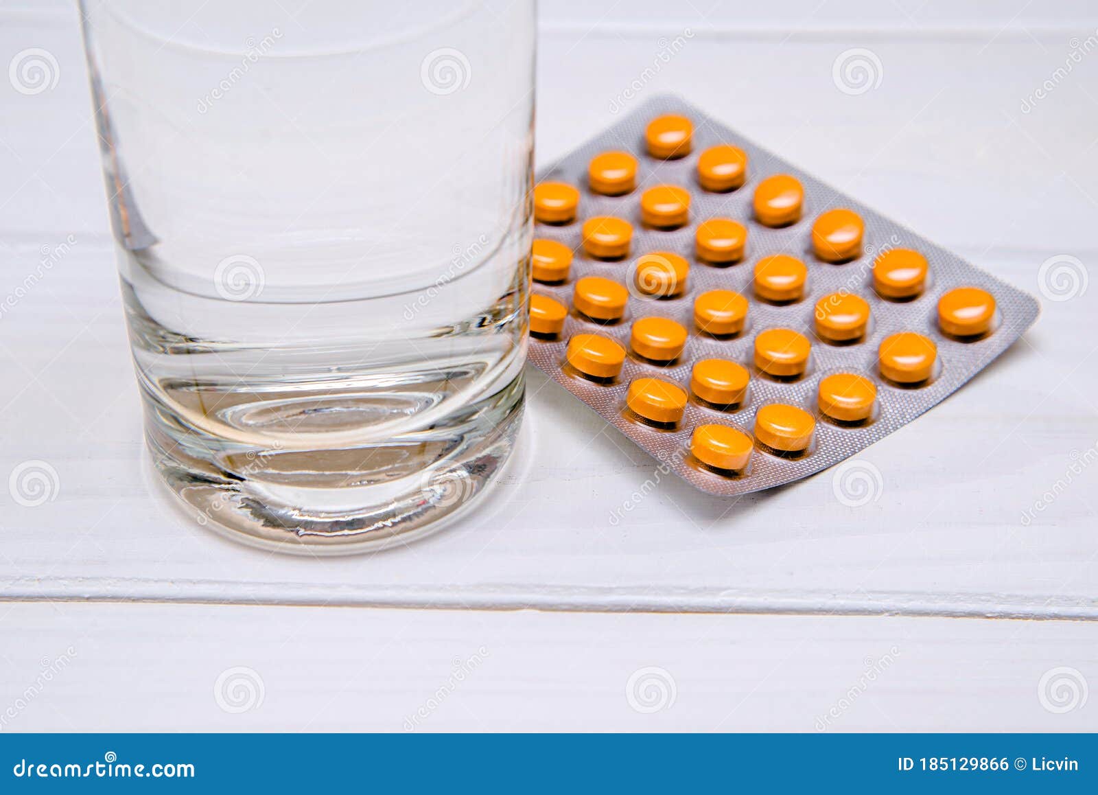 A Package of Orange Tablets Stock Photo - Image of pharmacy, healthcare ...