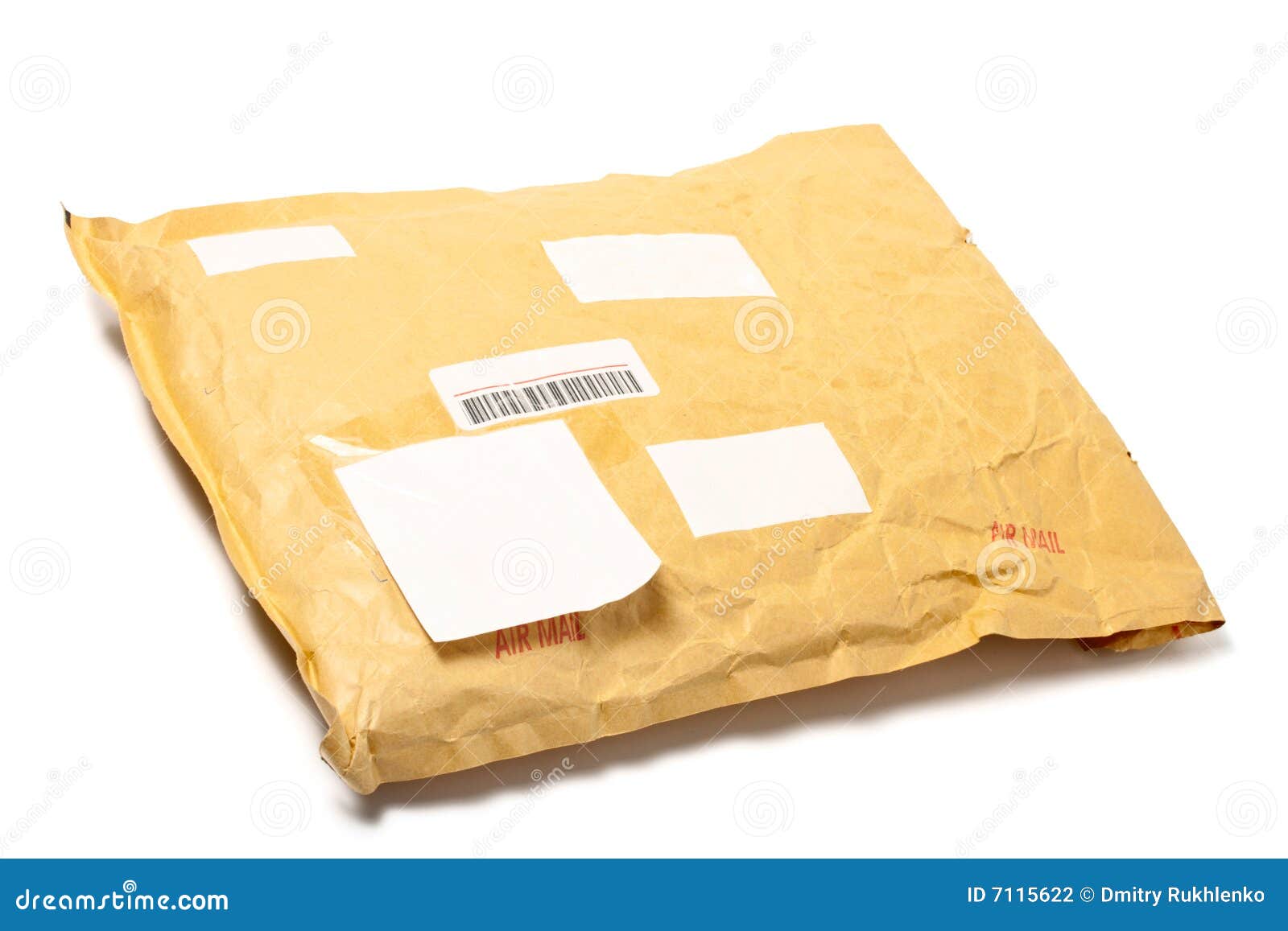 Package (parcel) isolated stock photo. Image of textured - 7115622