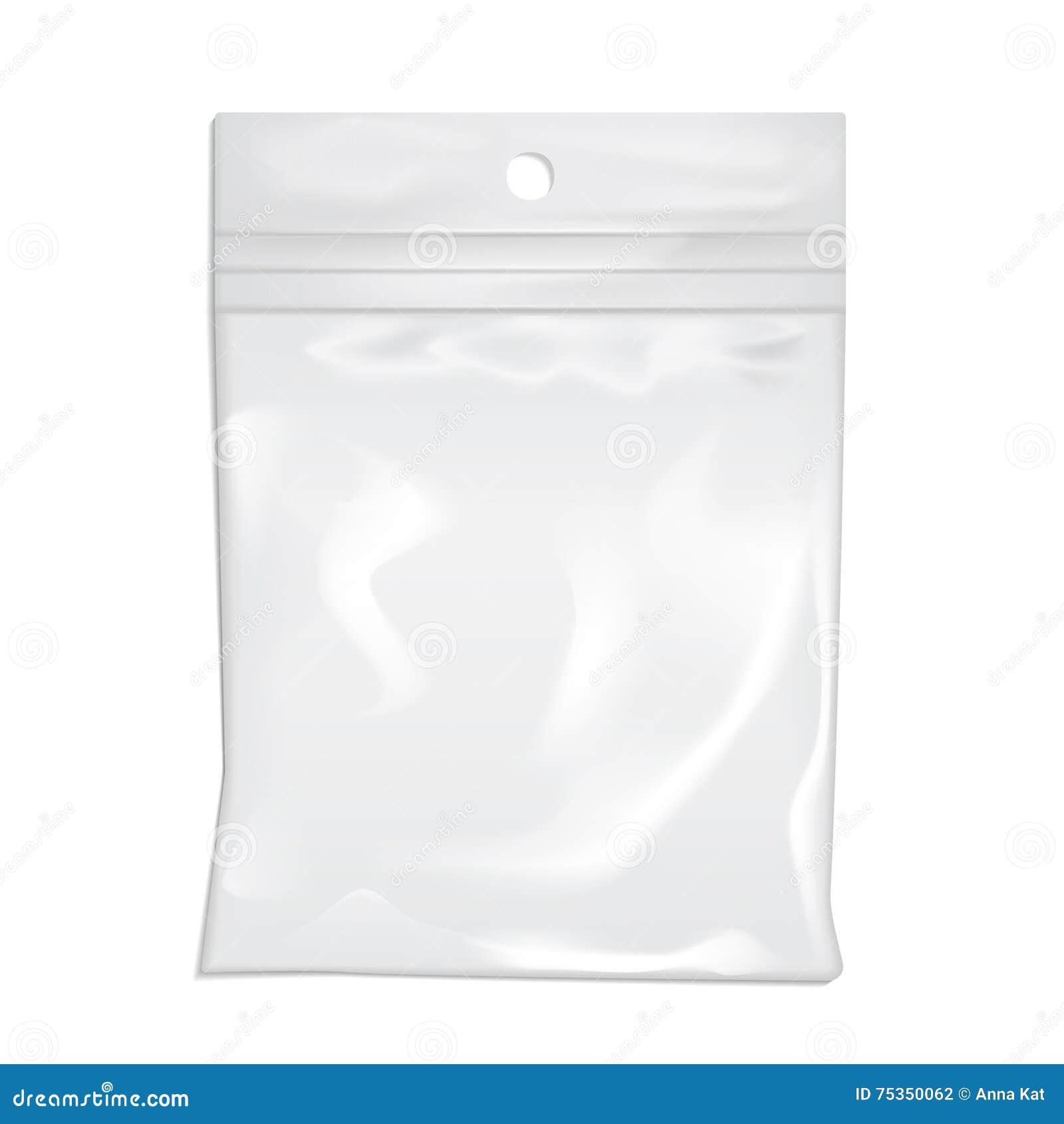 Package Plastic Pocket a stock vector. Illustration of biscuit - 75350062