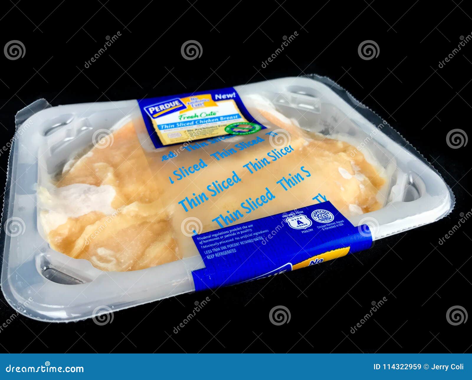 Package of Purdue Thin Sliced Chicken Breast. Editorial Stock Image ...
