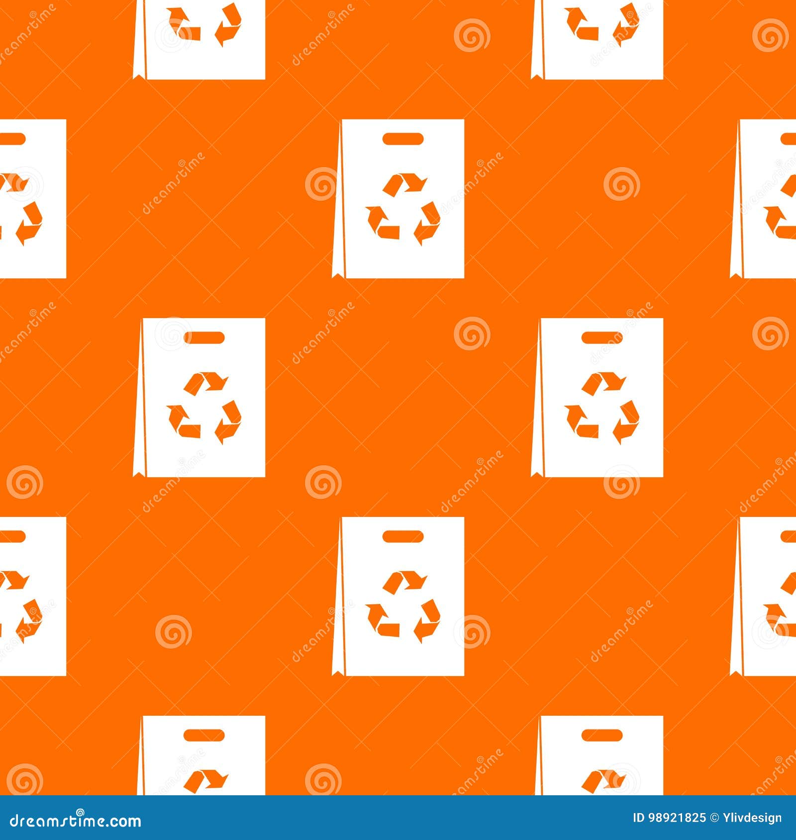 Package Recycling Pattern Seamless Stock Vector - Illustration of ...