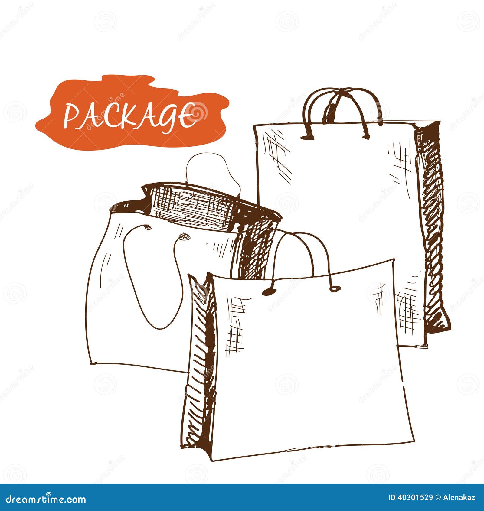 Package stock vector. Illustration of graphic, shipped - 40301529