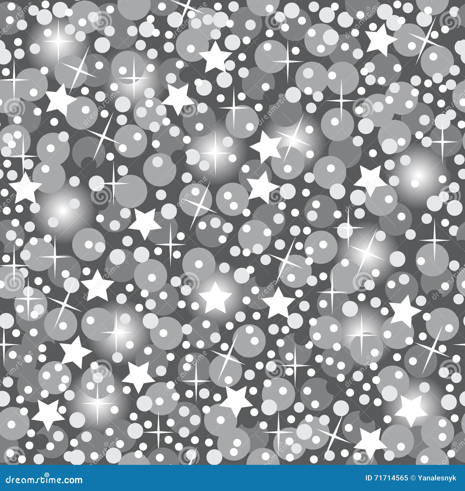 Package Shiny Glitter Seamless Pattern, Flat Vector Background Stock ...