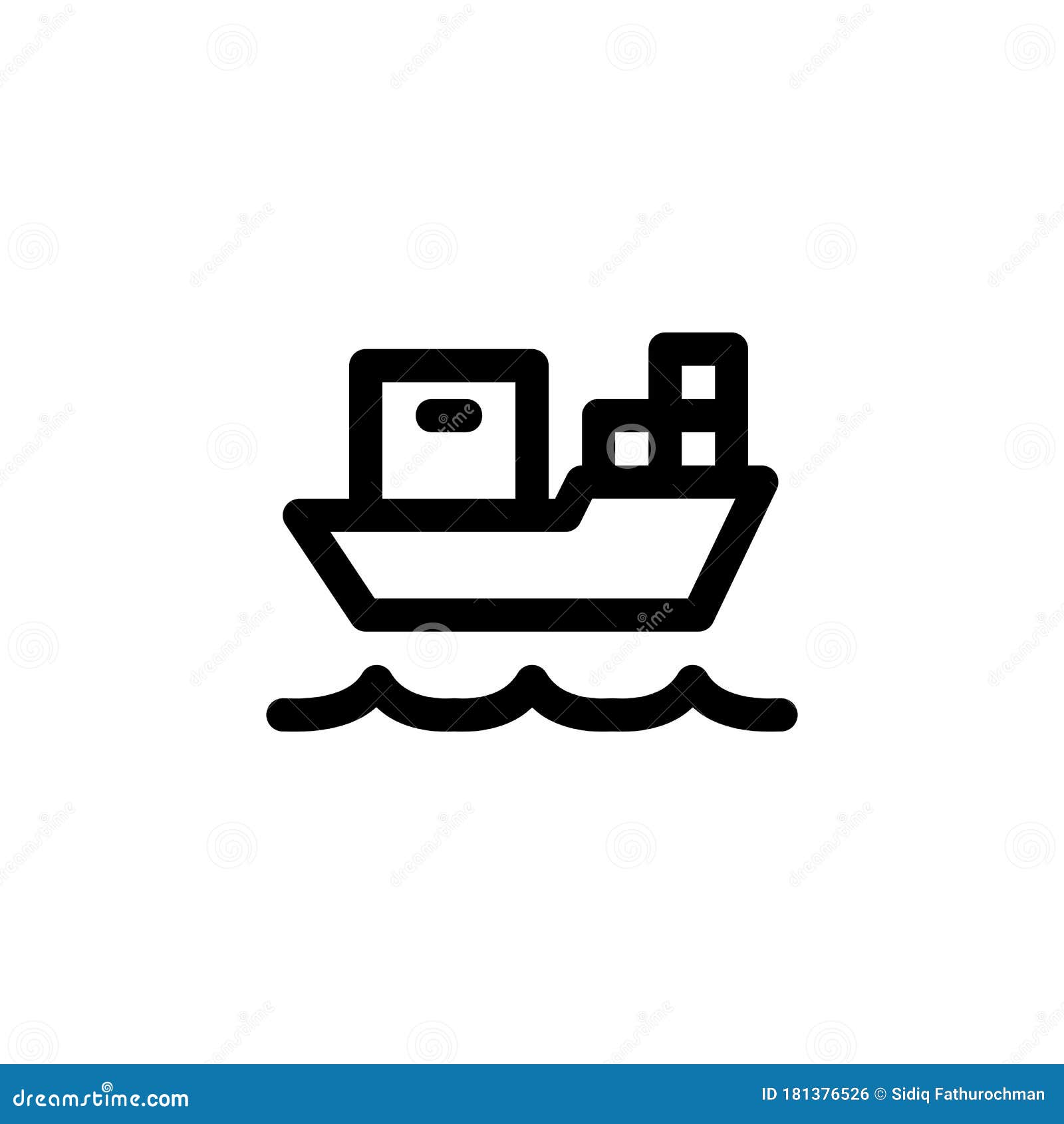 Package Shipping Icon stock vector. Illustration of international ...