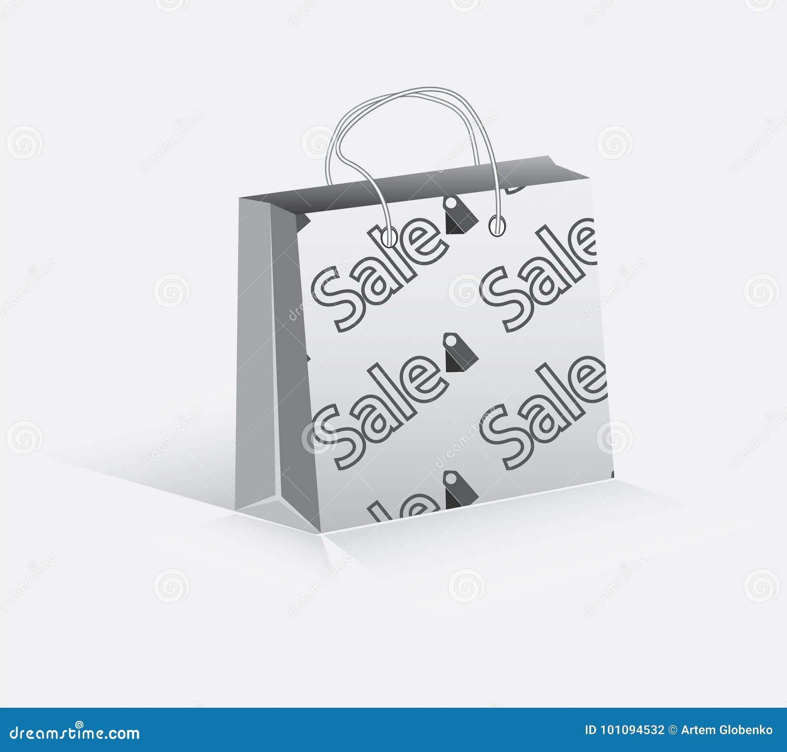 Package stock vector. Illustration of sale, object, customers - 101094532