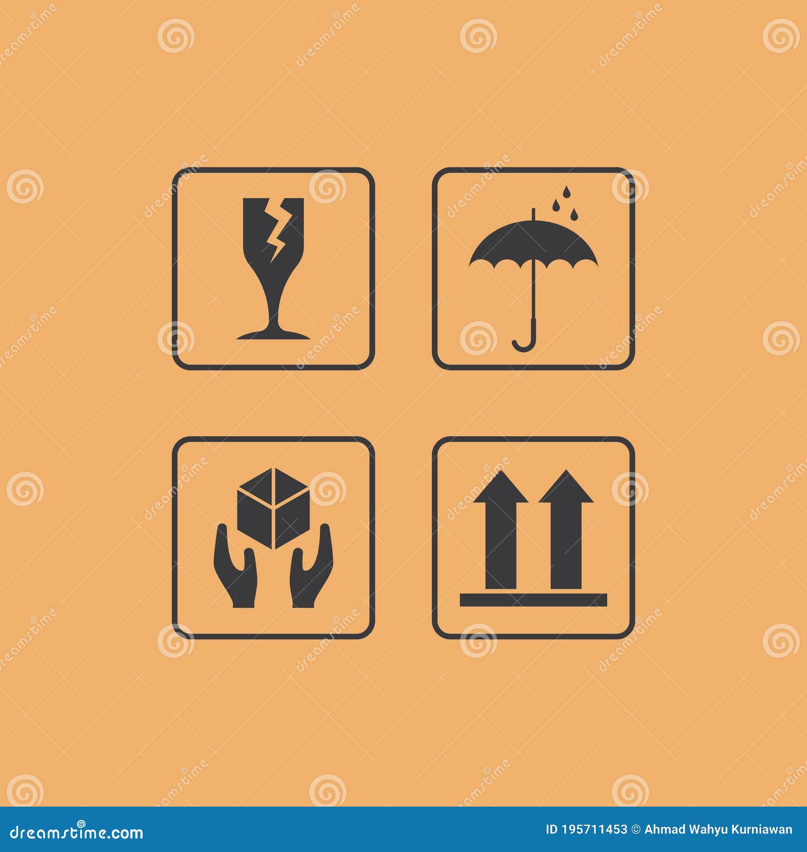 Package sign and symbol stock vector. Illustration of pack - 195711453